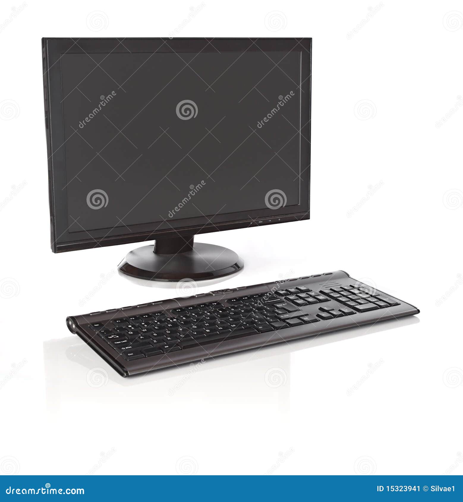 Computer stock image. Image of flat, business, front - 15323941