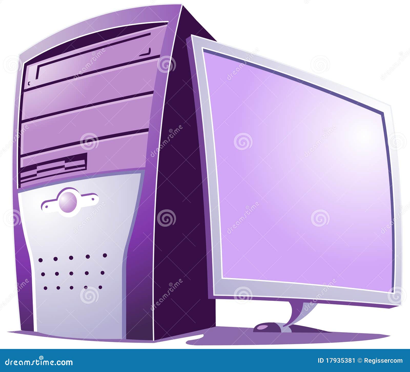 Computer stock illustration. Illustration of internet - 17935381