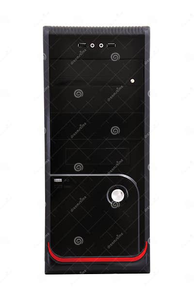 Computer stock image. Image of vertical, tower, slimtower - 25778359