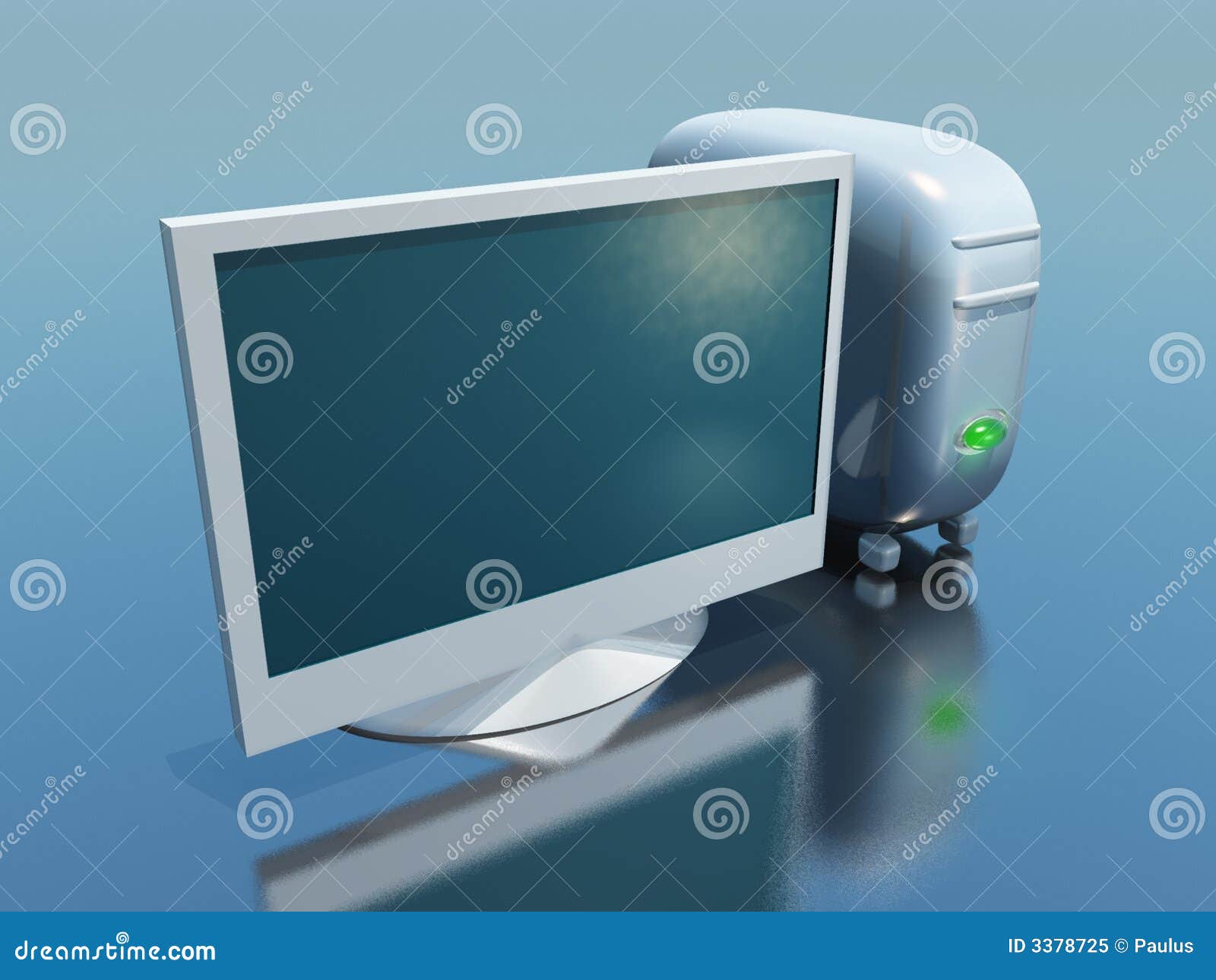 Computer stock illustration. Illustration of computer - 3378725