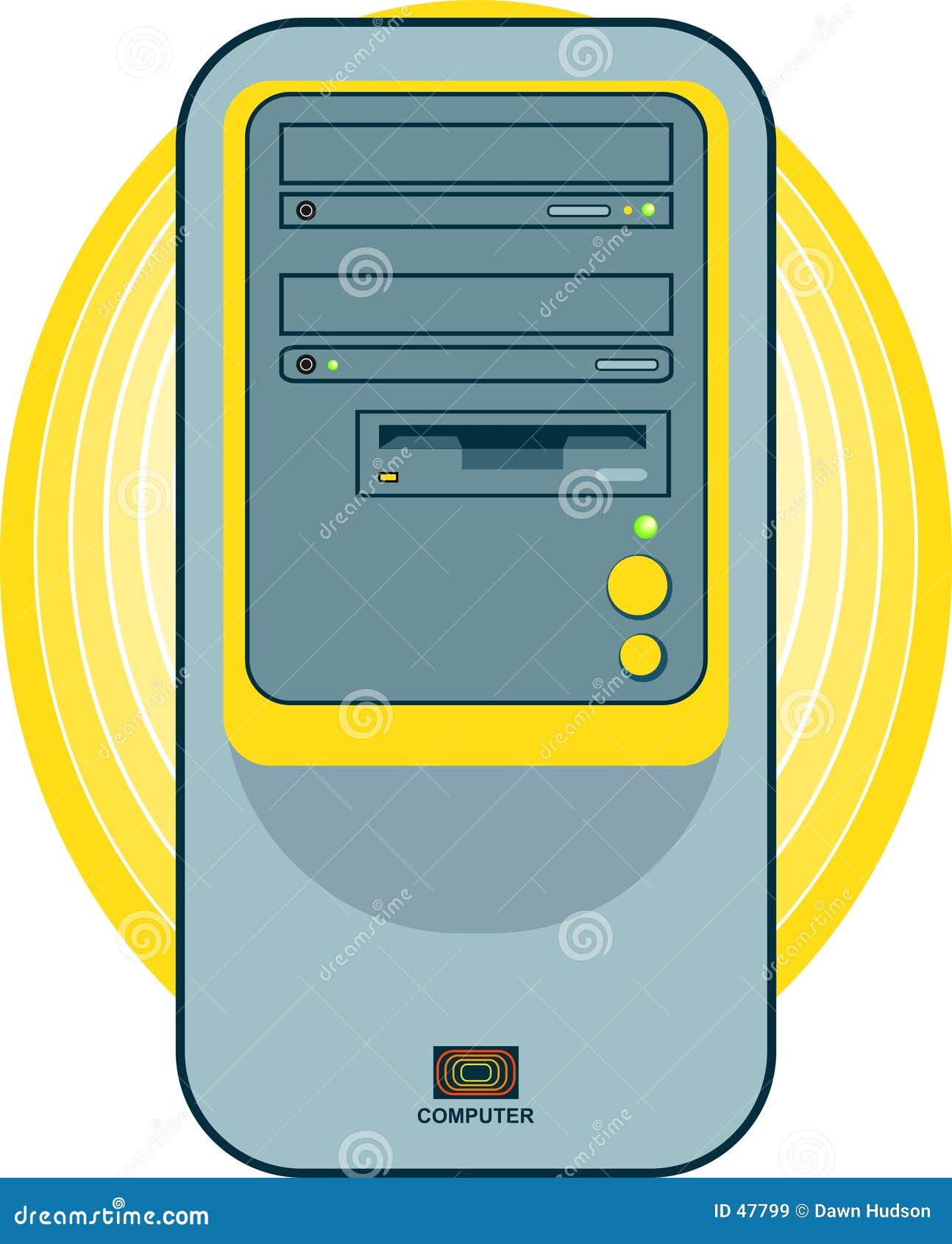 Computer Tower Clipart