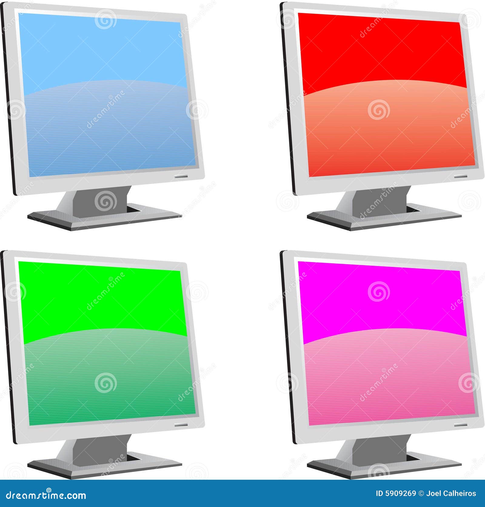 Computer stock vector. Illustration of hardware, noname - 5909269