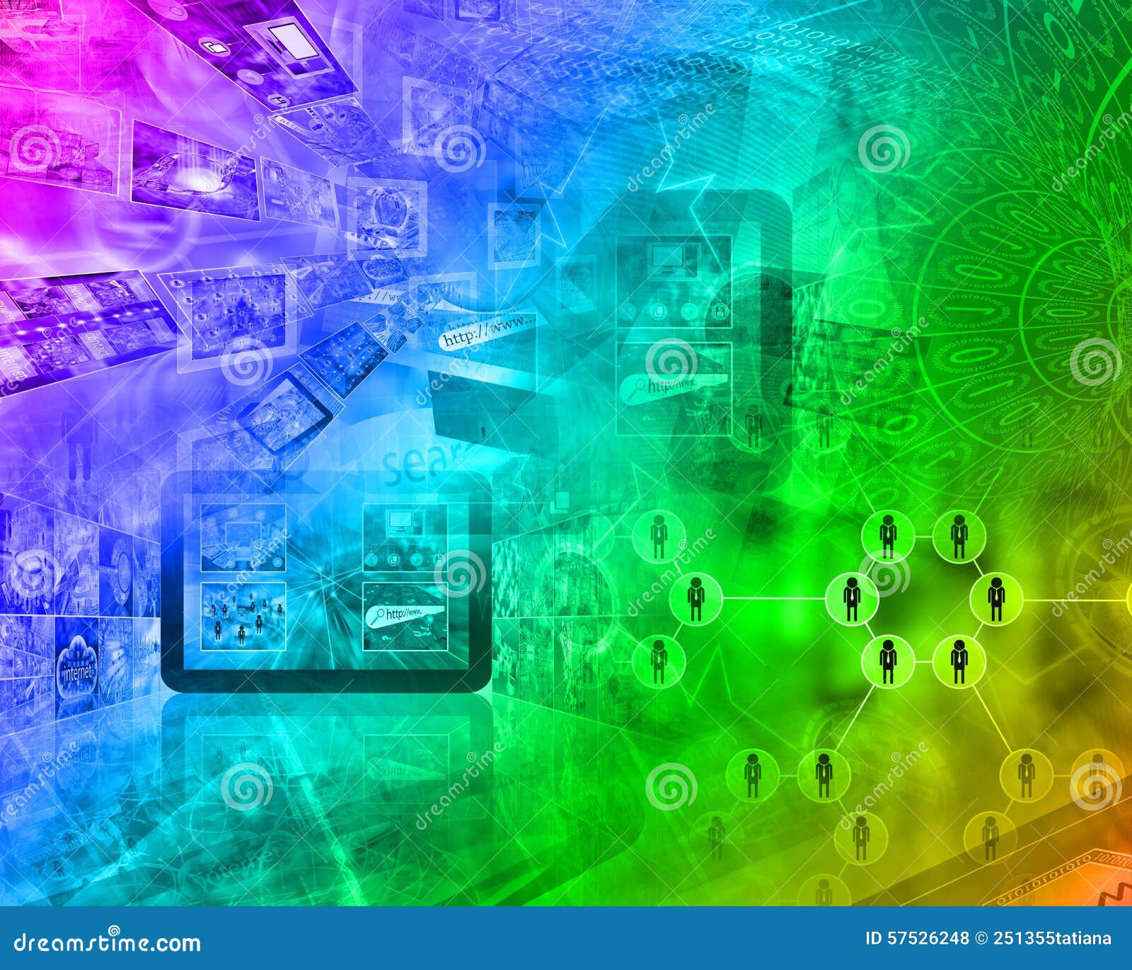 Computer abstraction stock photo. Image of people, earth - 57526248