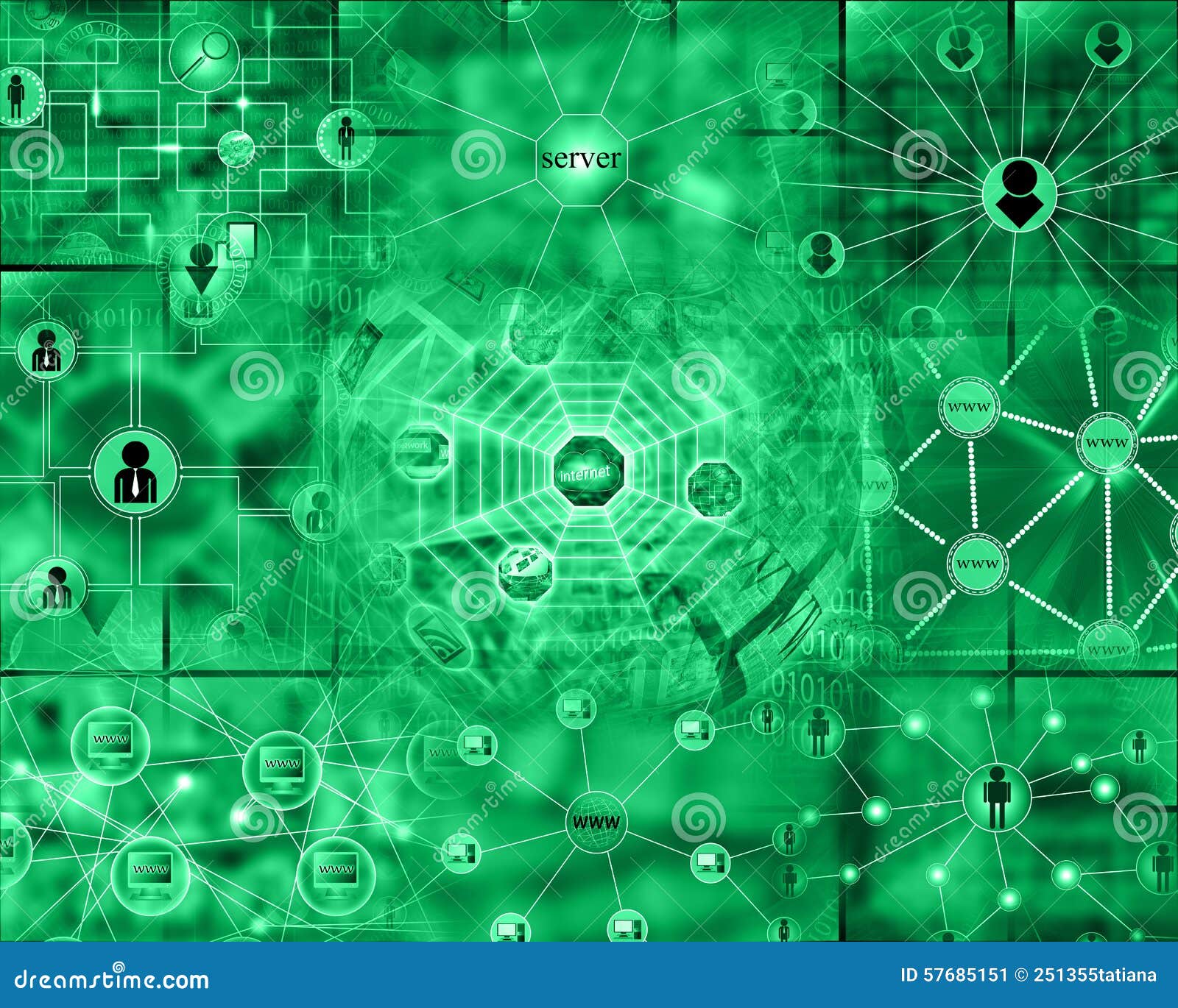 Computer abstraction stock illustration. Illustration of business ...