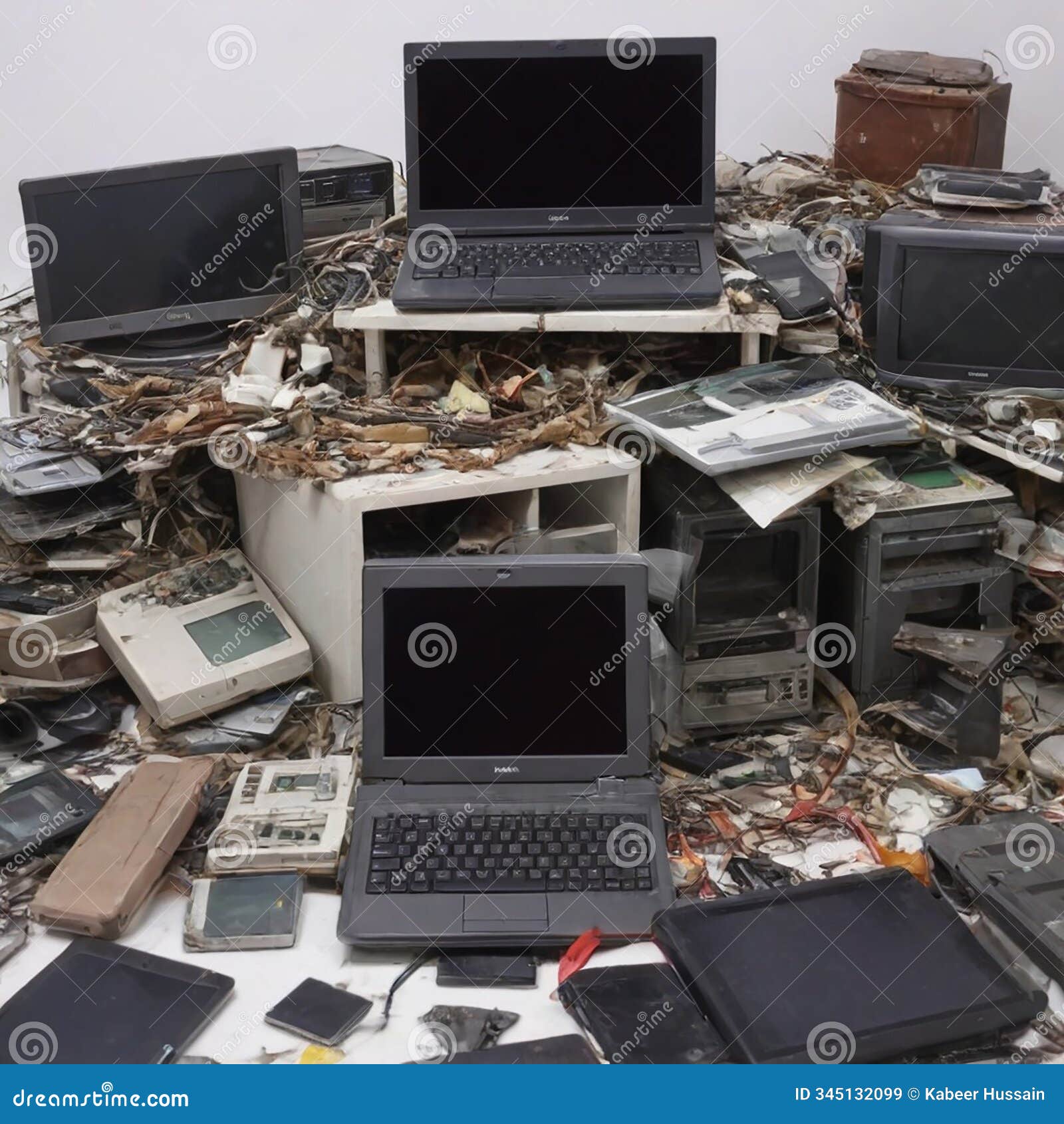 Computer Accessories Set. PC Equipment, Devices. Keyboard, Mouse ...