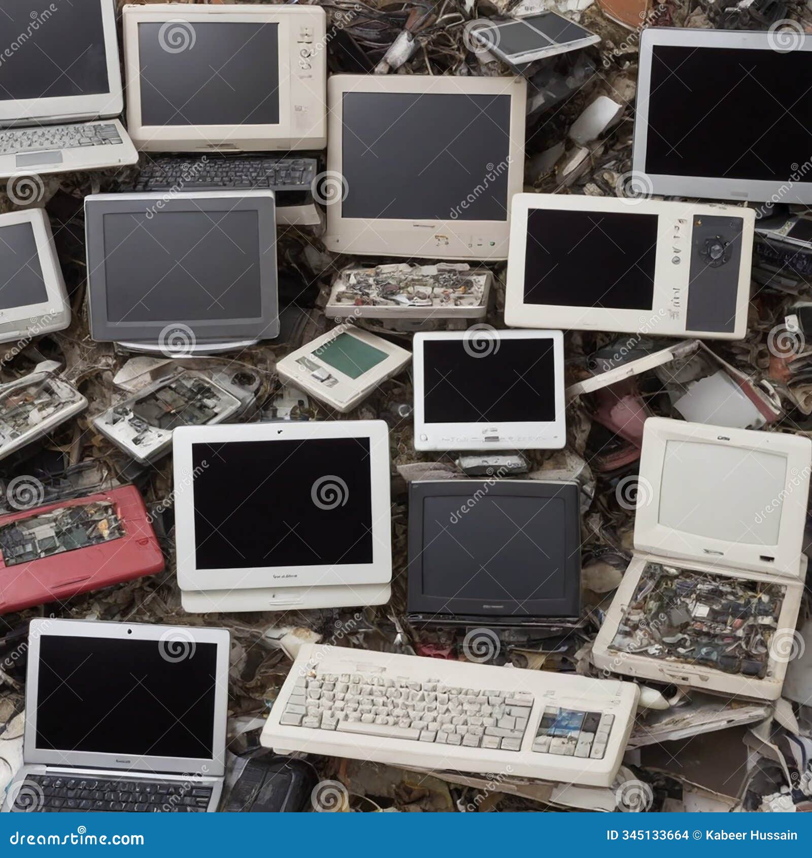 Computer Accessories Set. PC Equipment, Devices. Keyboard, Mouse ...