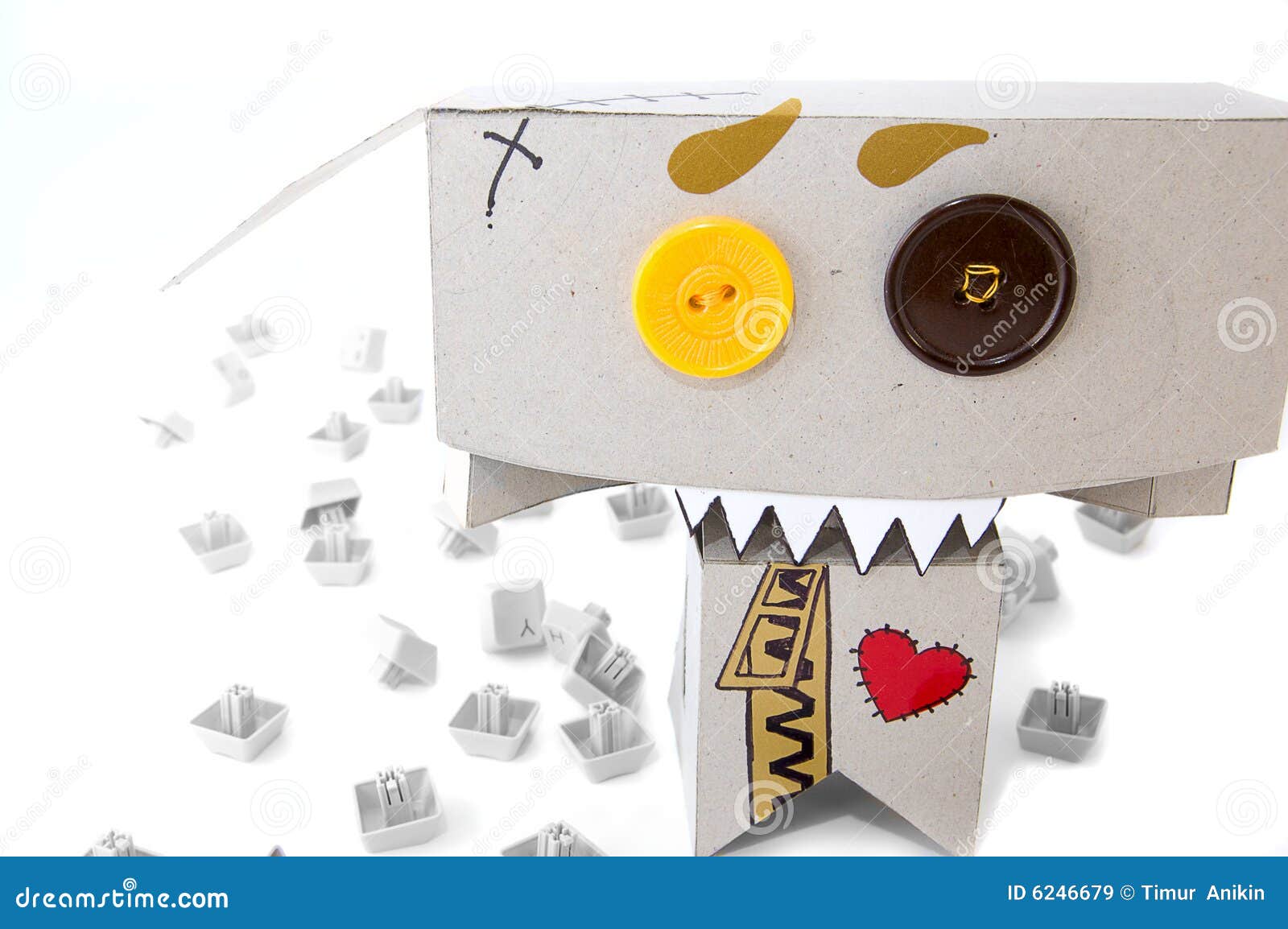 Computer addict stock image. Image of handmade, cute, fancy - 6246679