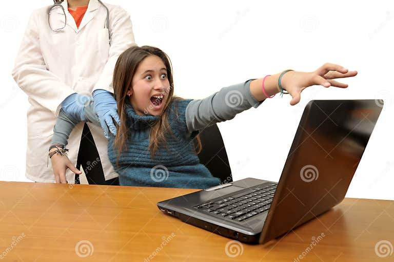 Computer addiction stock image. Image of isolated, server - 19143217