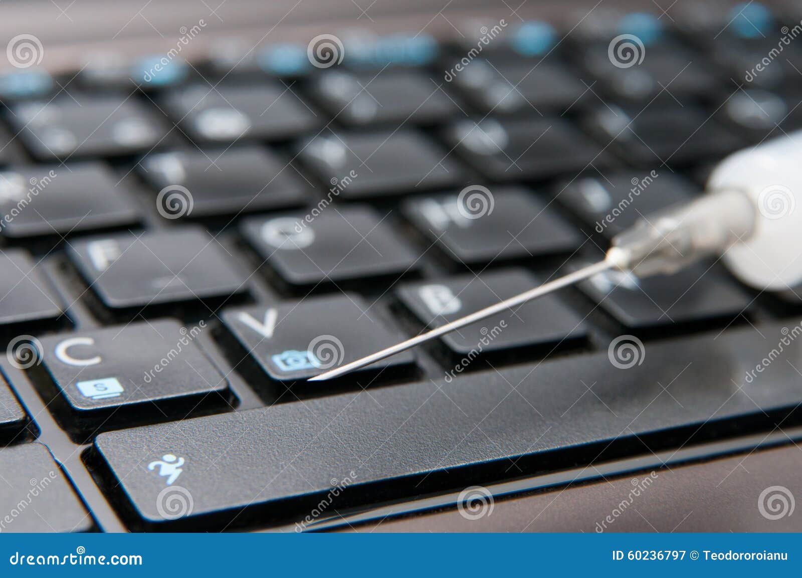 Computer addiction stock image. Image of addict, messenger - 60236797