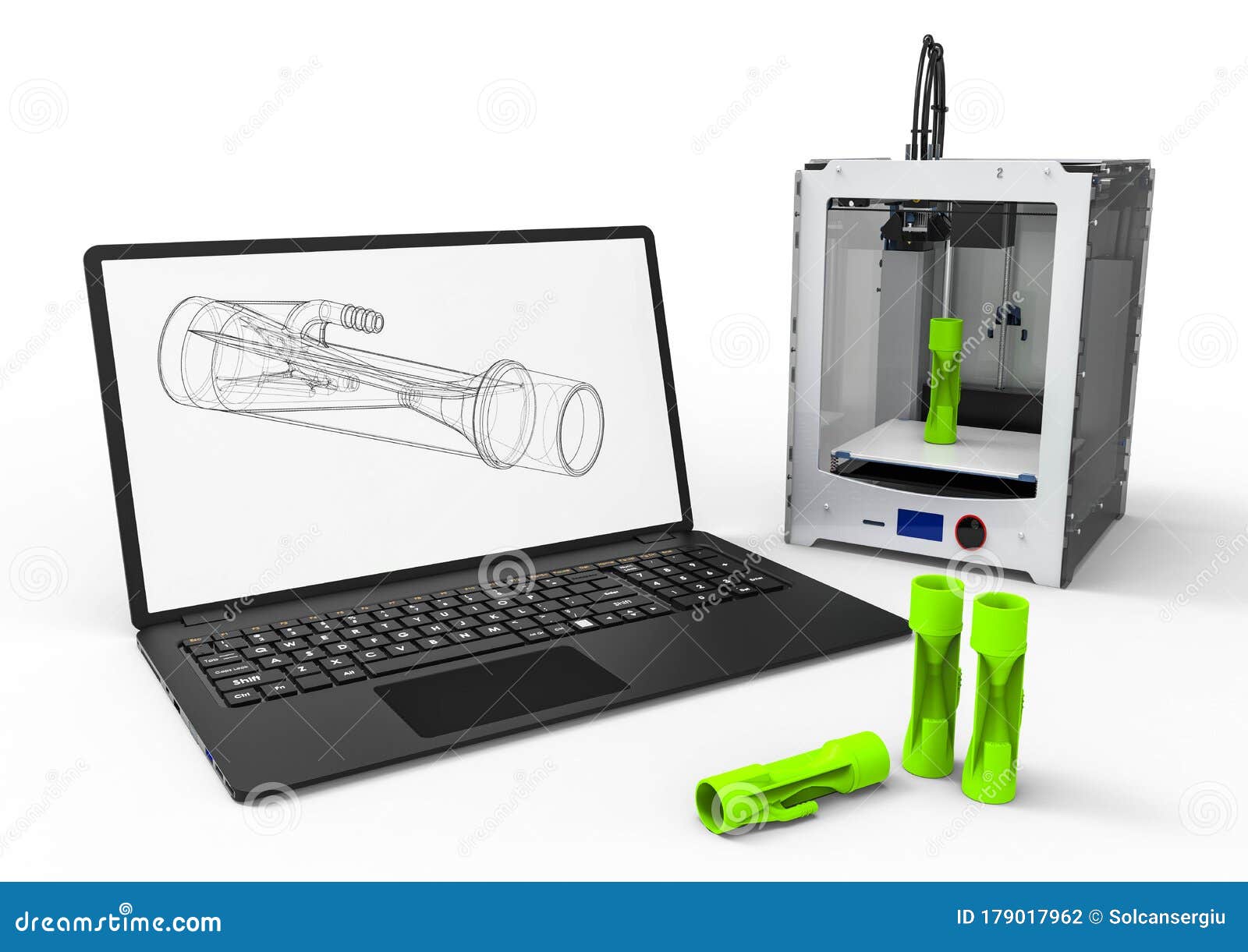 Computer Aided Design in Mold Design with 3D Software. Business ...