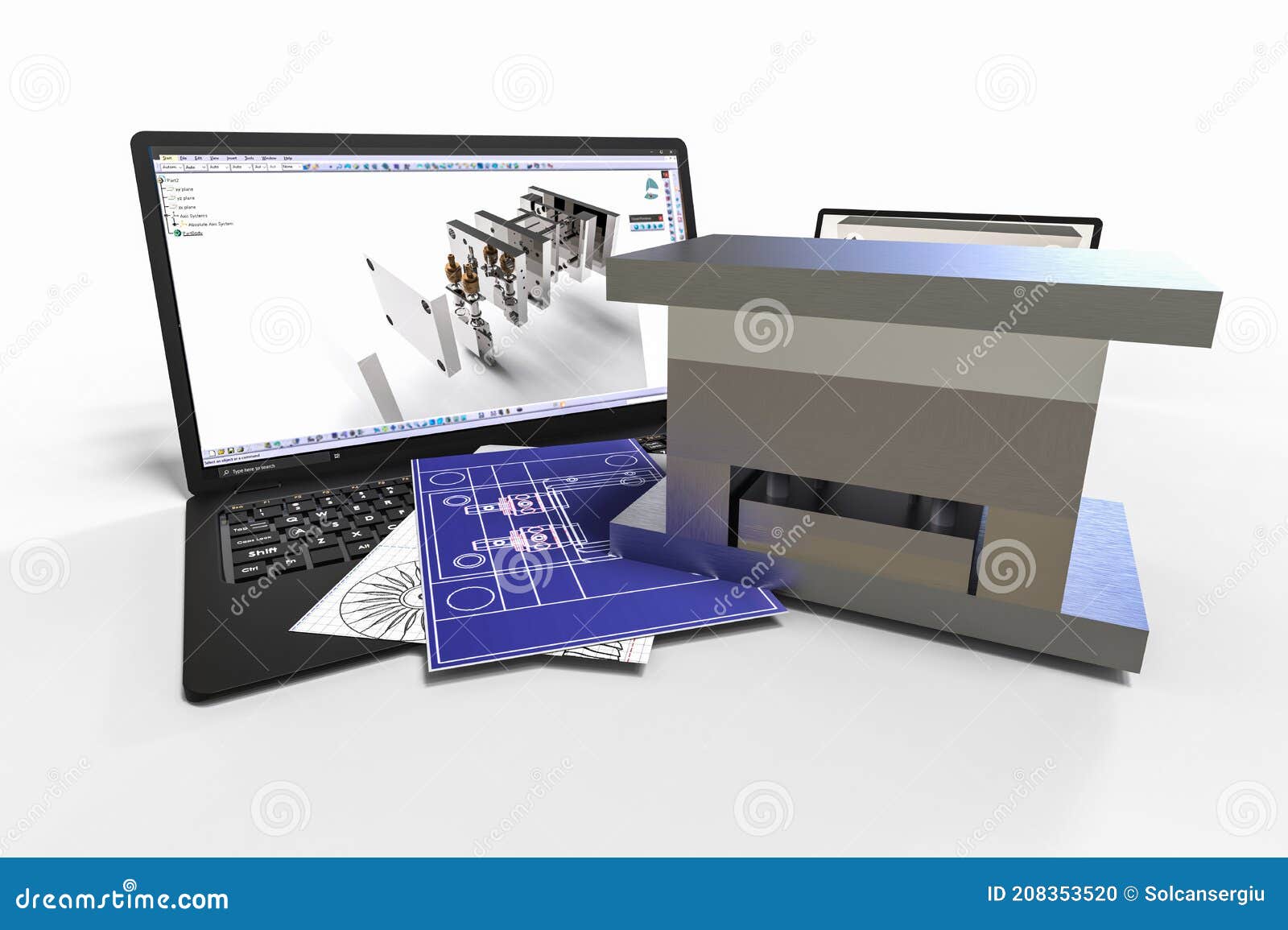 Computer Aided Design In Motorbikes Design Royalty-Free Stock Image ...