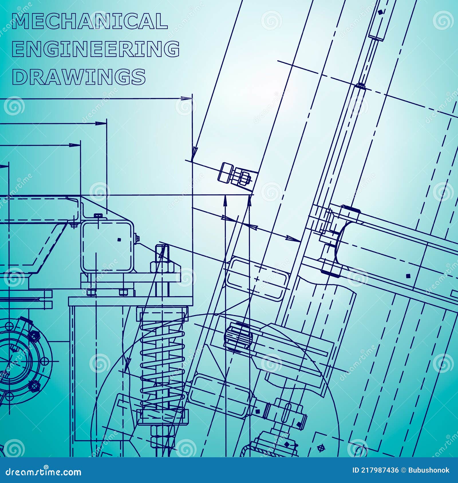 Technical Illustrations, Background Stock Vector - Illustration of ...