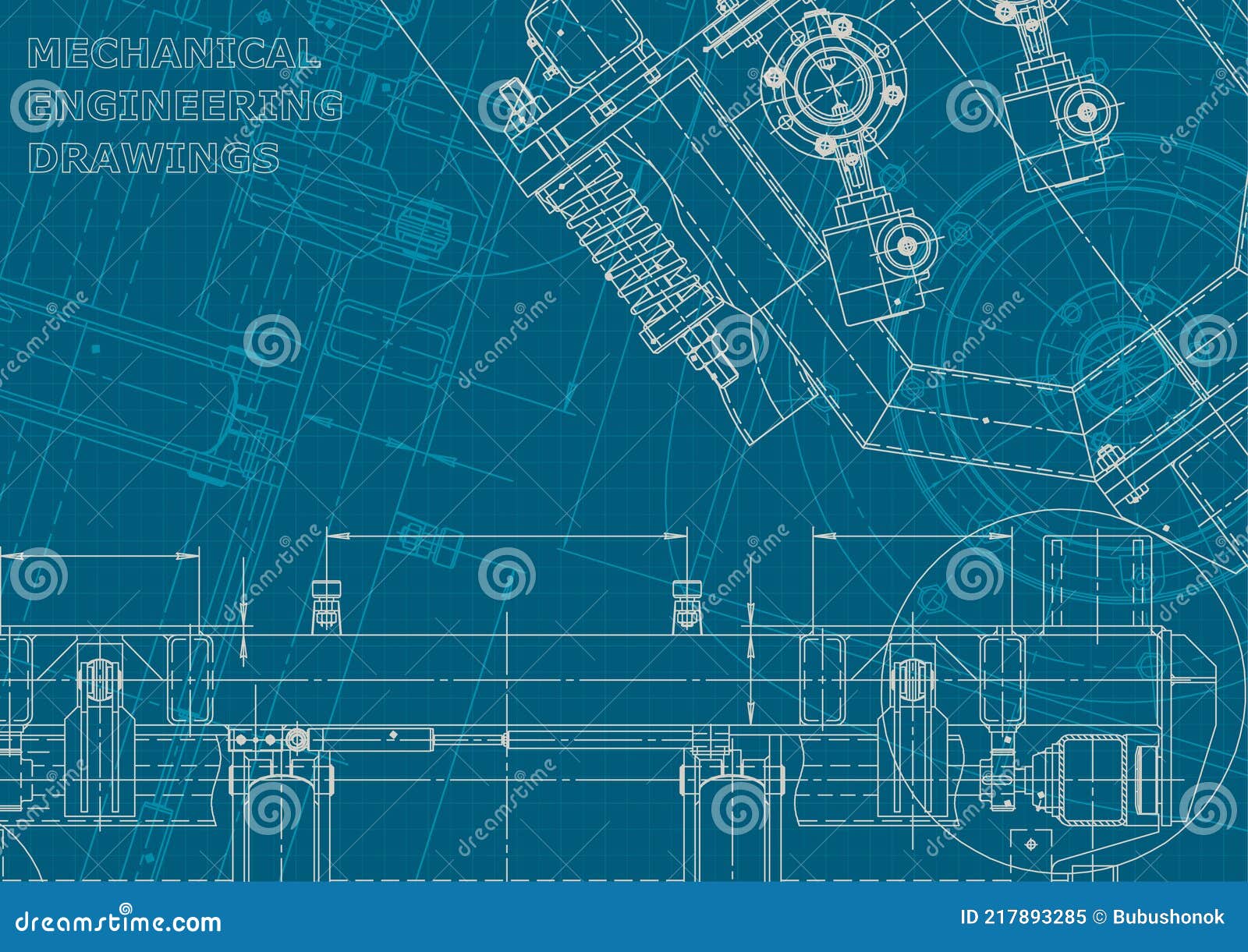 Blueprint. Corporate Style. Mechanical Instrument Making. Technical ...