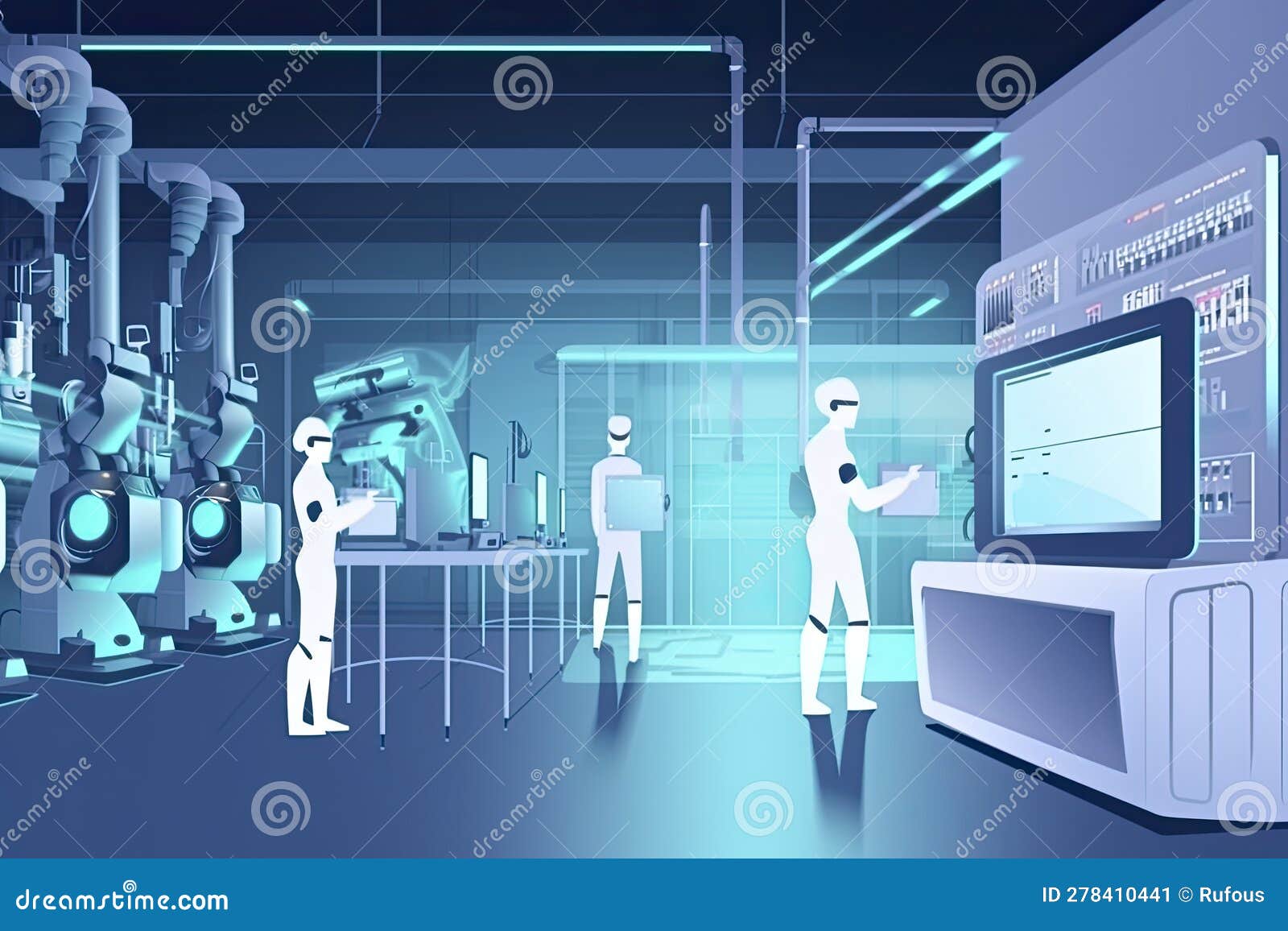 Computer Aided Manufacturing M2M Automation Technology Industry 4.0 ...