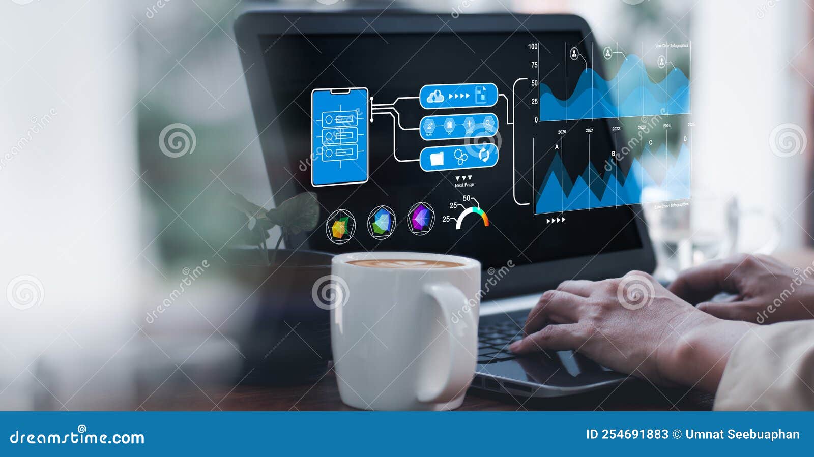 Analyst Works Using Business Analytics, Data Management System Create A ... Analyst Works Using Business Analytics, Data Management System Create A ...
