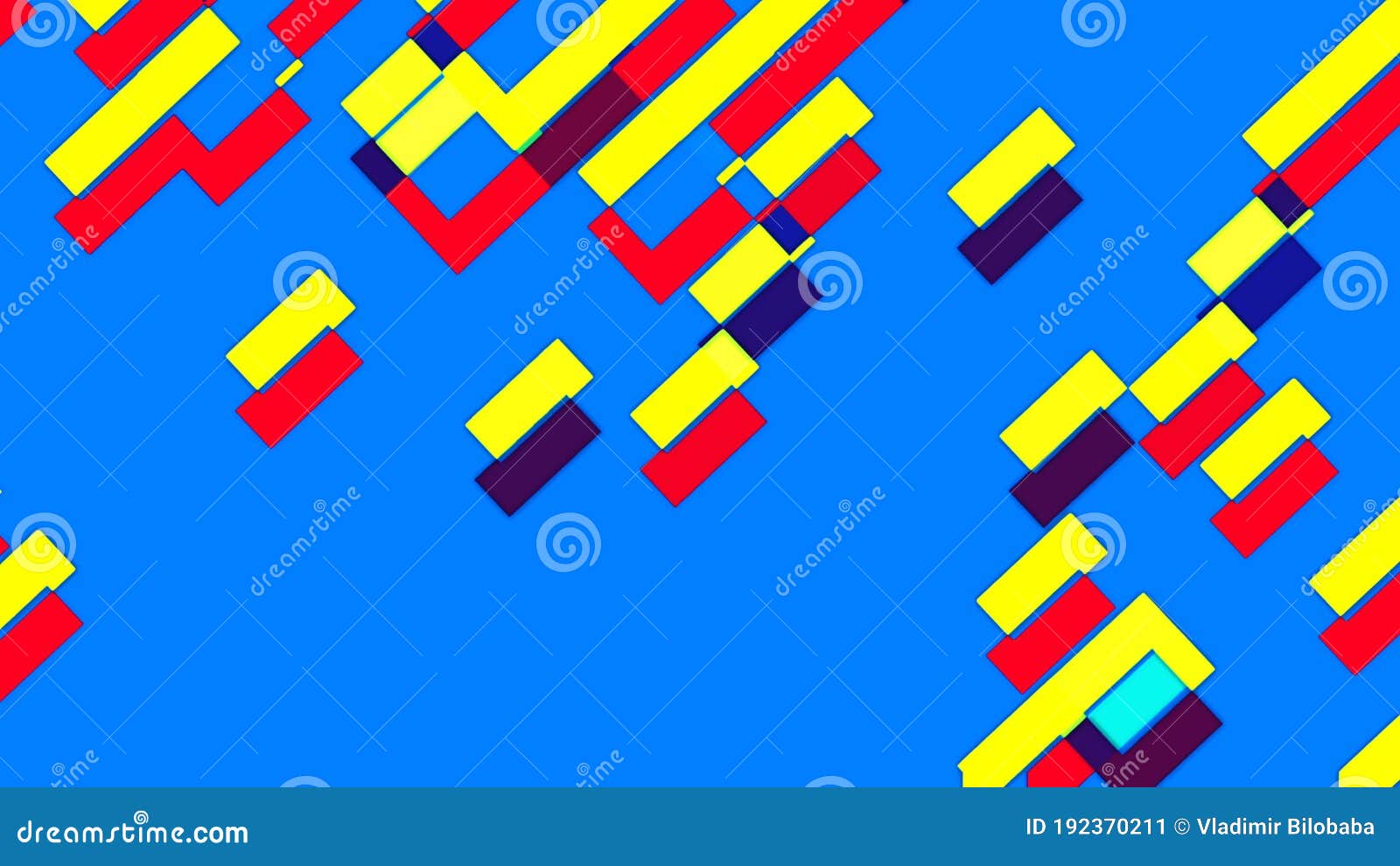 Computer Animated Abstract Blue Background Stock Video - Video of ...