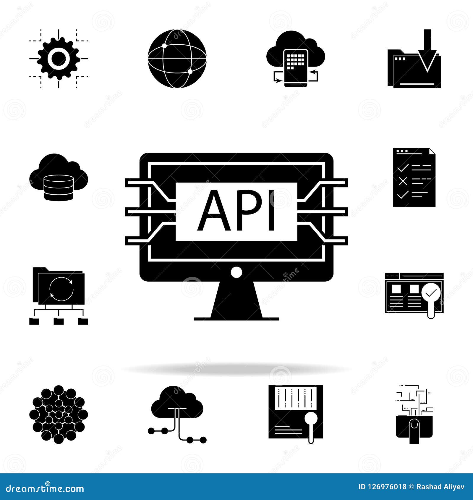 Computer Api Interface Icon. Web Development Icons Universal Set for ... Computer Api Interface Icon. Web Development Icons Universal Set for ...