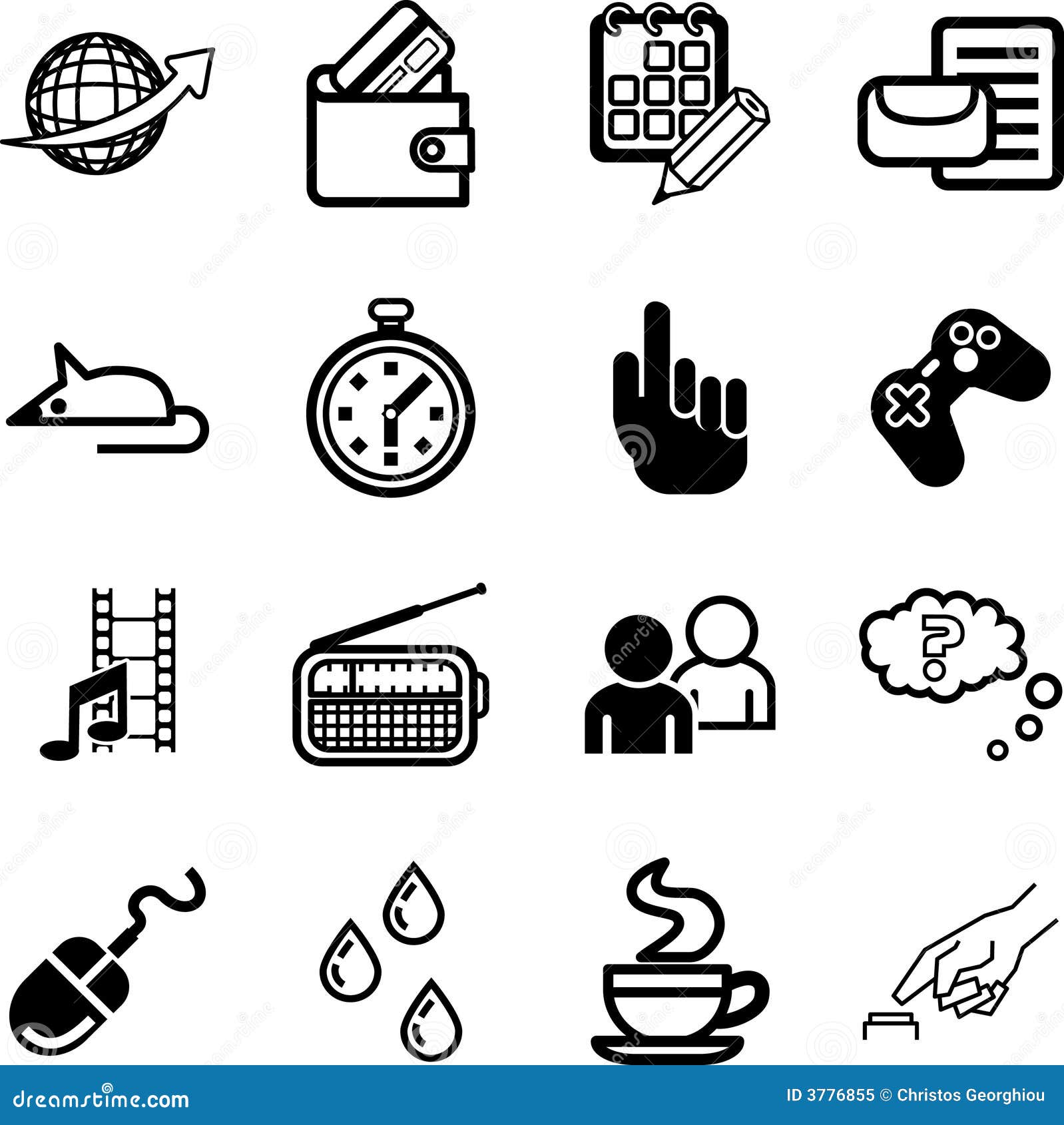 Computer Application And Media Cartoon Vector | CartoonDealer.com #3776855
