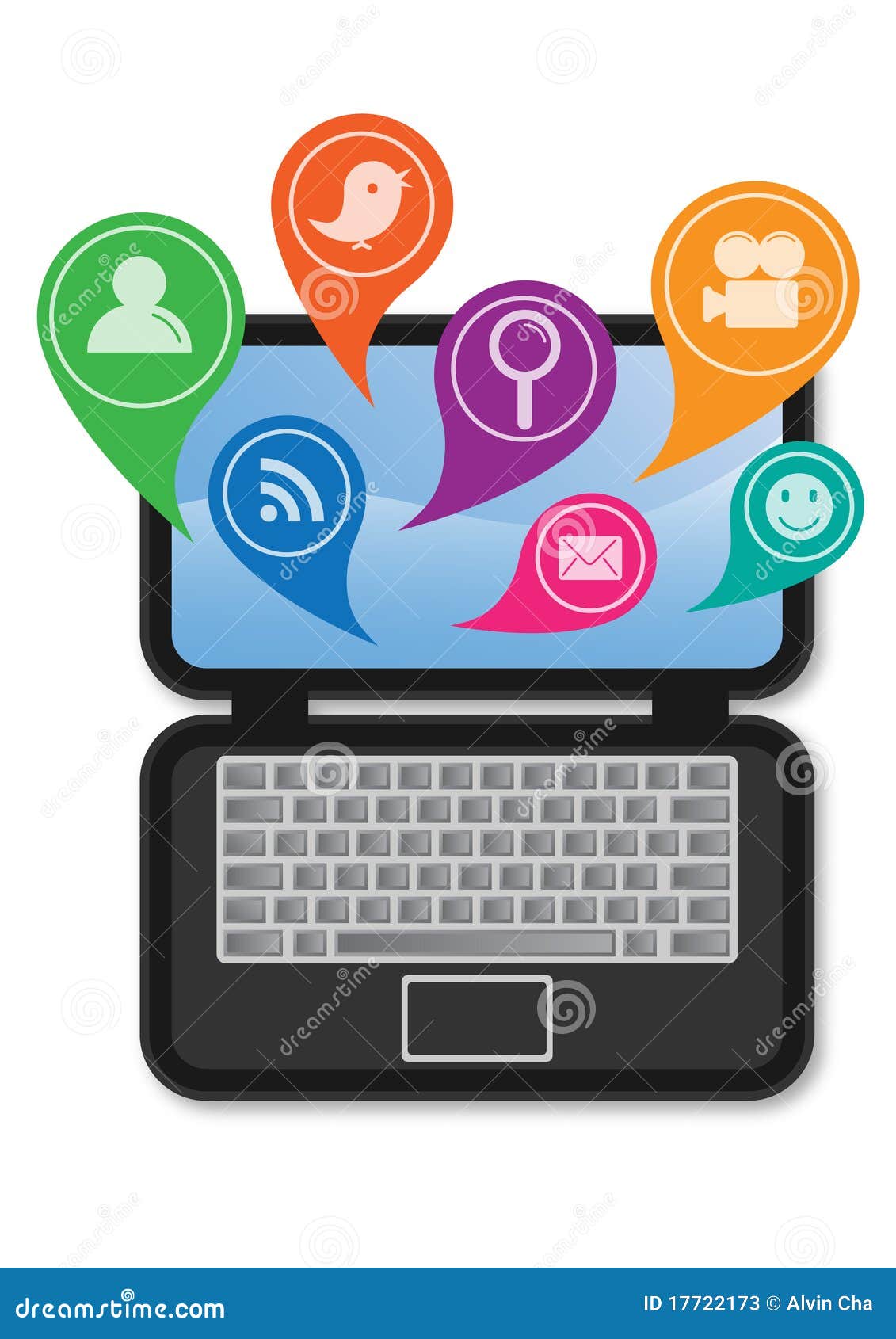 Computer Applications stock illustration. Illustration of digital ...