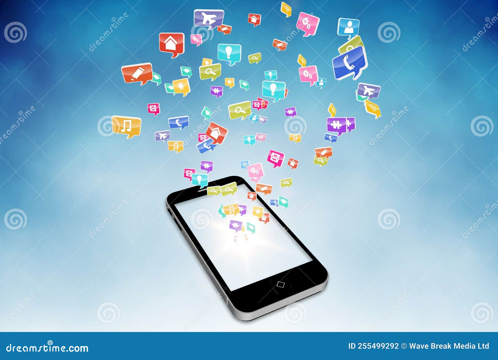 Computer applications stock illustration. Illustration of technology ...