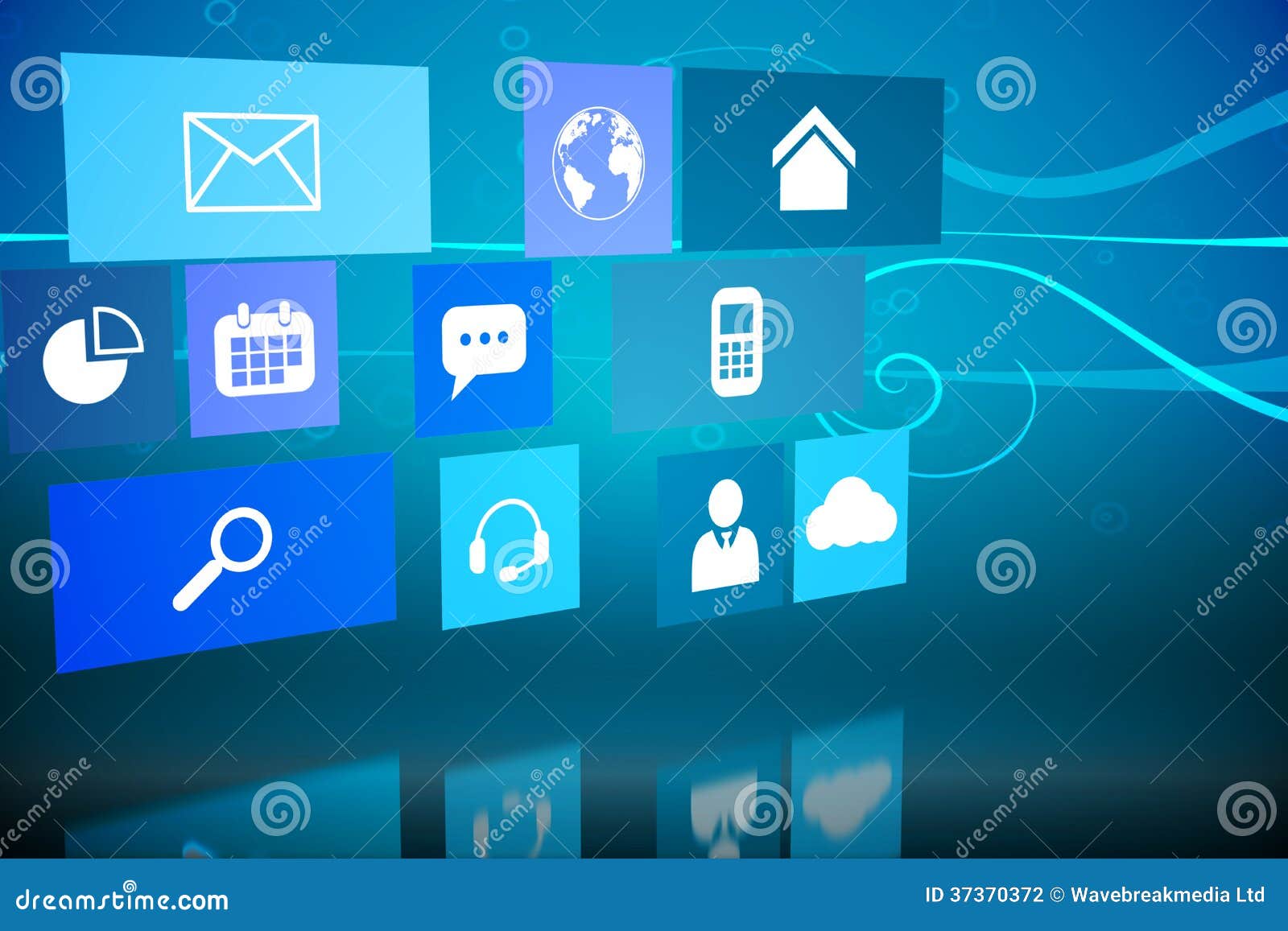 Computer applications stock illustration. Illustration of computing ...