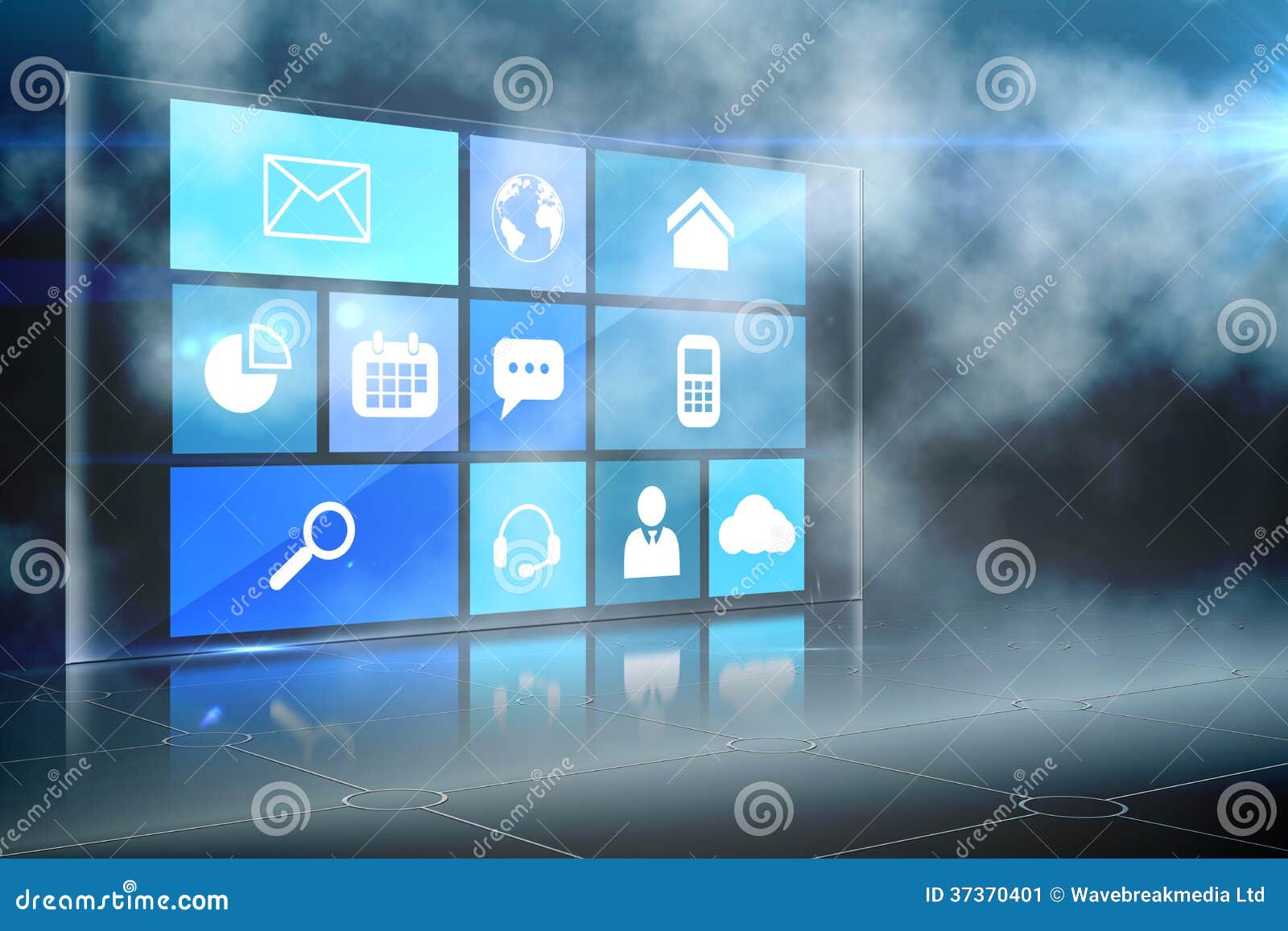 Computer applications stock illustration. Illustration of digitally ...