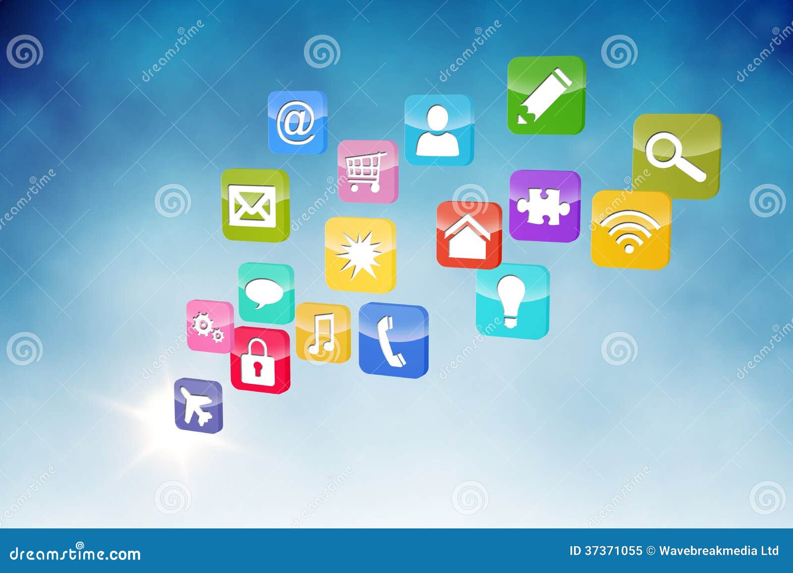 Computer applications stock illustration. Illustration of graphic ...