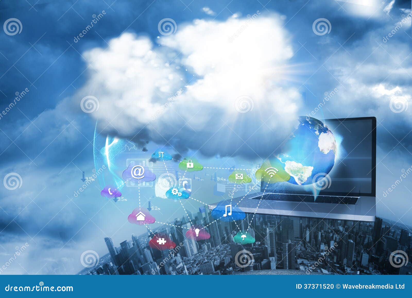 Computer applications stock illustration. Illustration of application ...