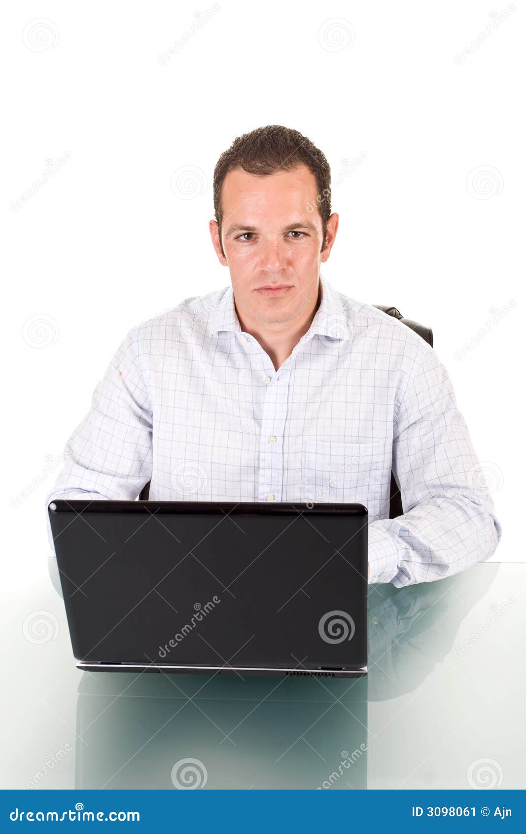 Computer-Arbeit stockbild. Bild von ausdruck, schwarzes - 3098061