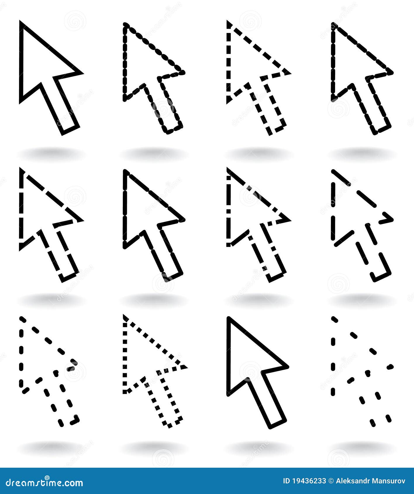 Computer arrow stock vector. Illustration of chart, arrow - 19436233