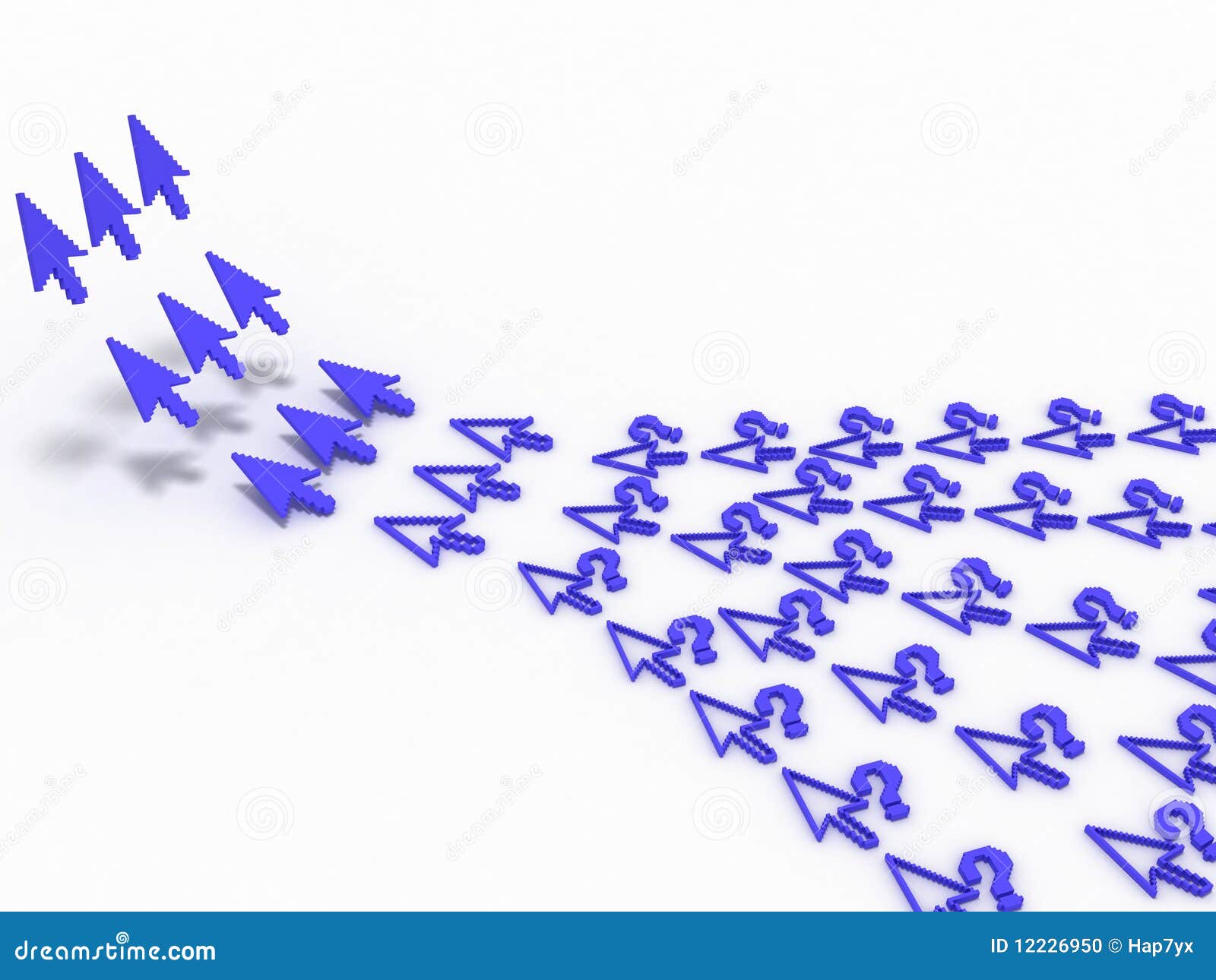 Computer arrow up stock illustration. Illustration of success - 12226950