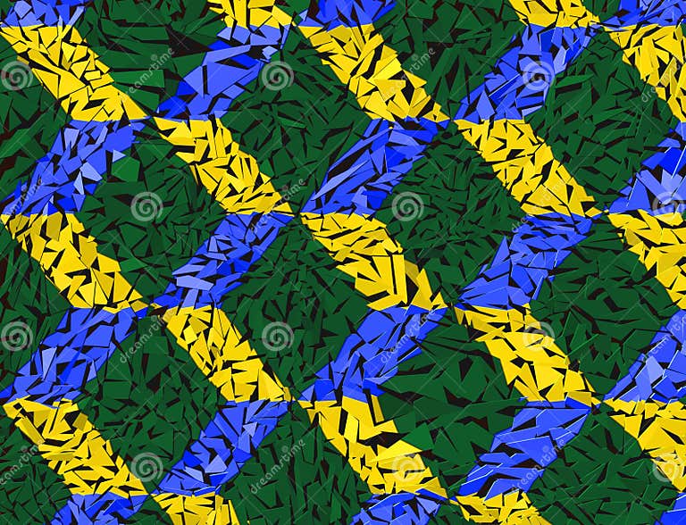 Computer art in 3d stock illustration. Illustration of border - 7630538