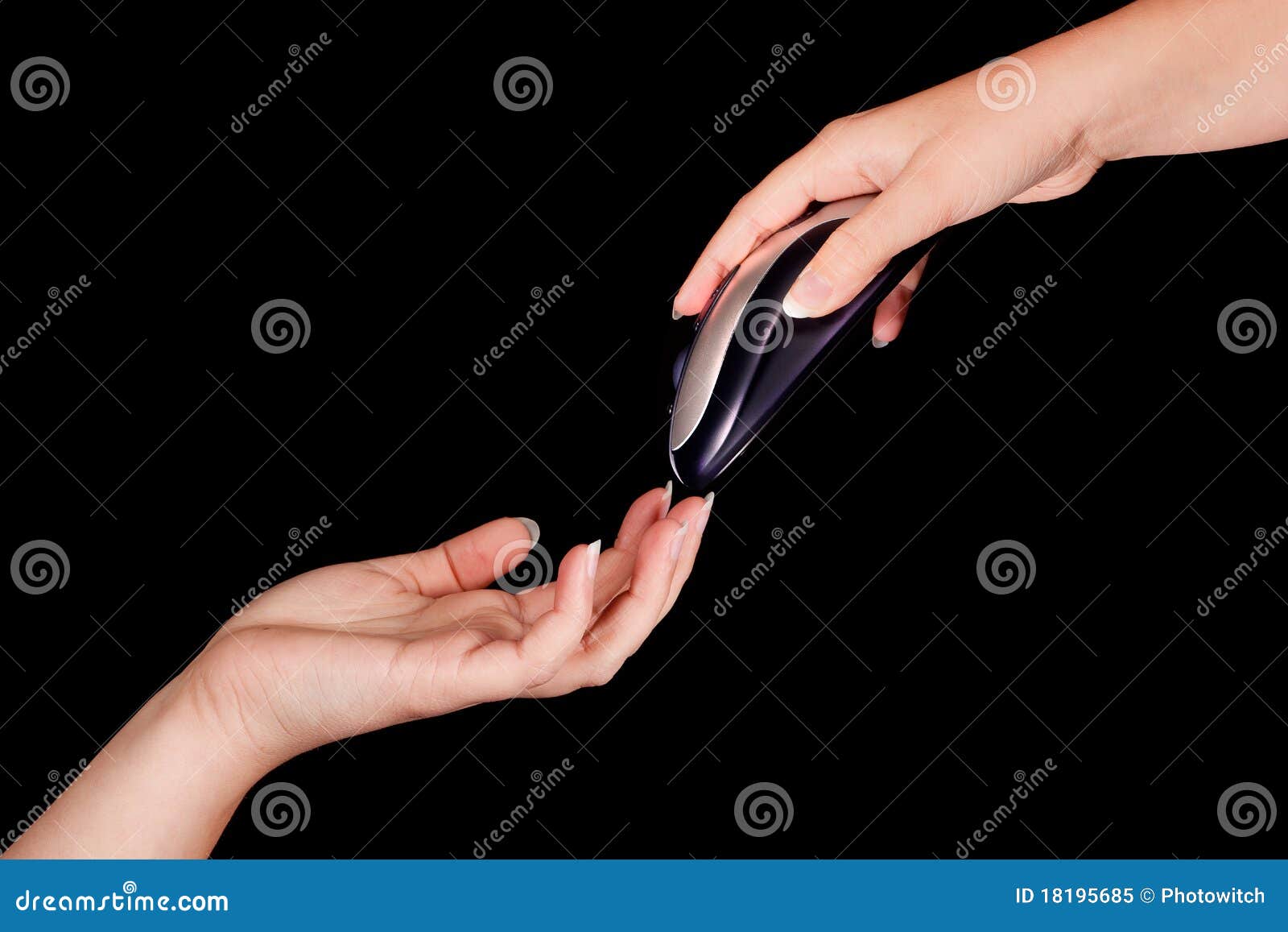 Computer assistance stock image. Image of support, hand - 18195685