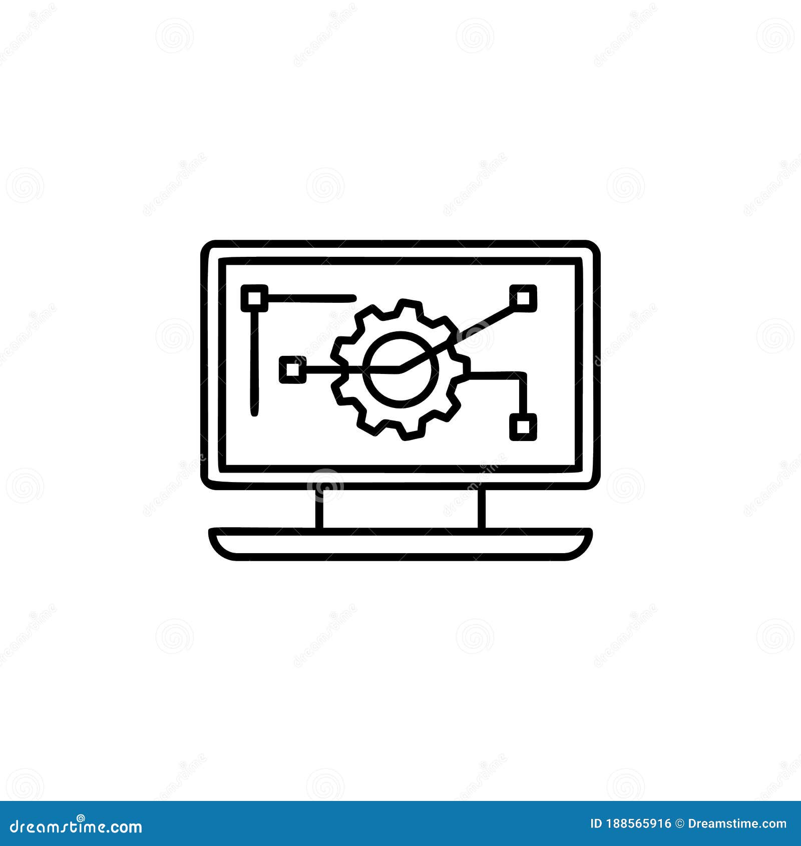 Computer Automation Icon. Element of Automation Icon for Mobile Concept ...