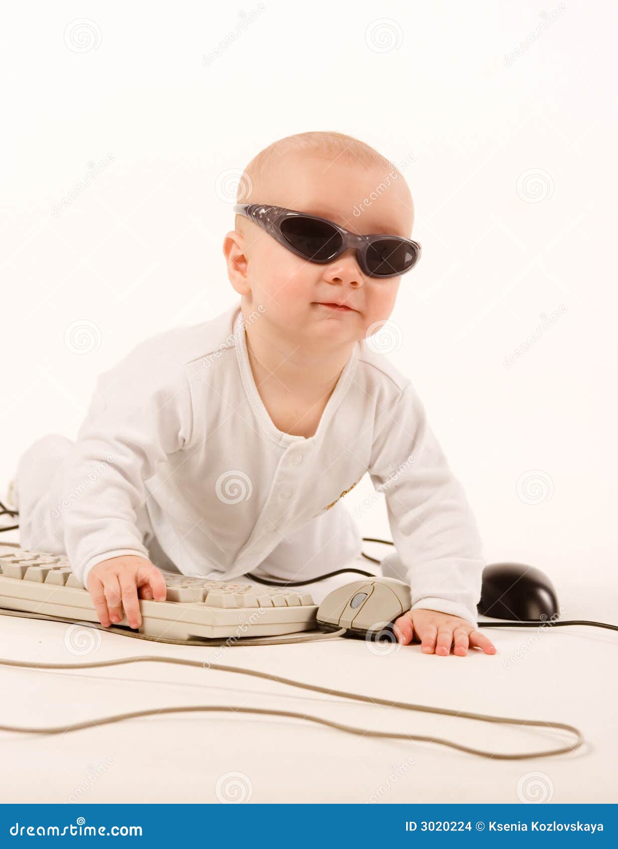 Computer baby stock photo. Image of learn, generation - 3020224