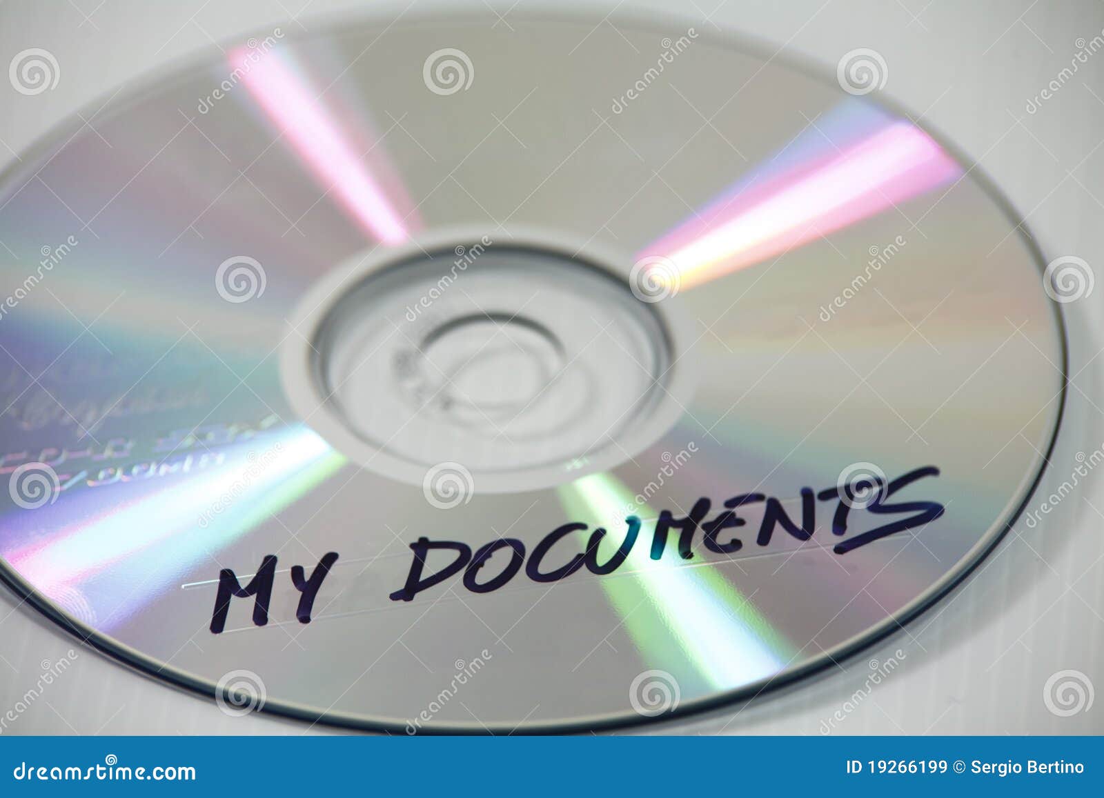 Computer back-up disc stock image. Image of multimedia - 19266199