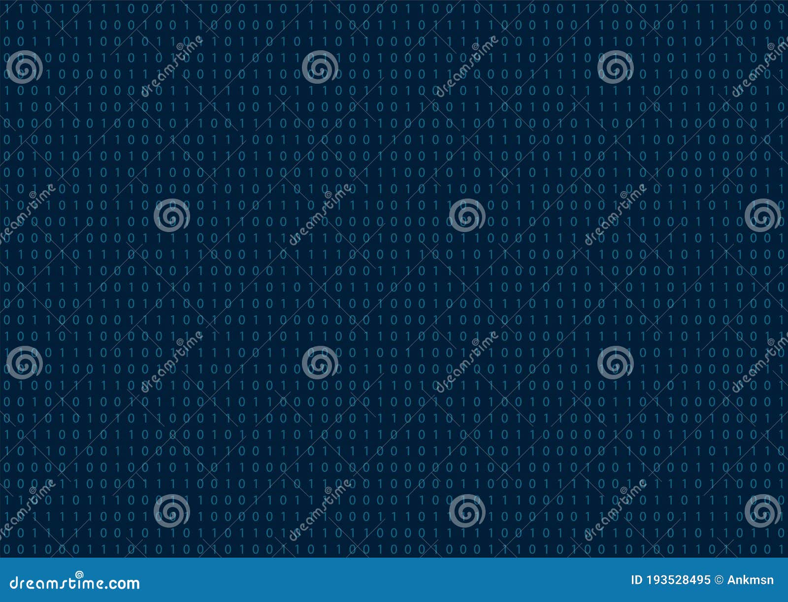 Computer Background Binary Code Seamless Pattern Stock Vector Illustration Of Blue Coding