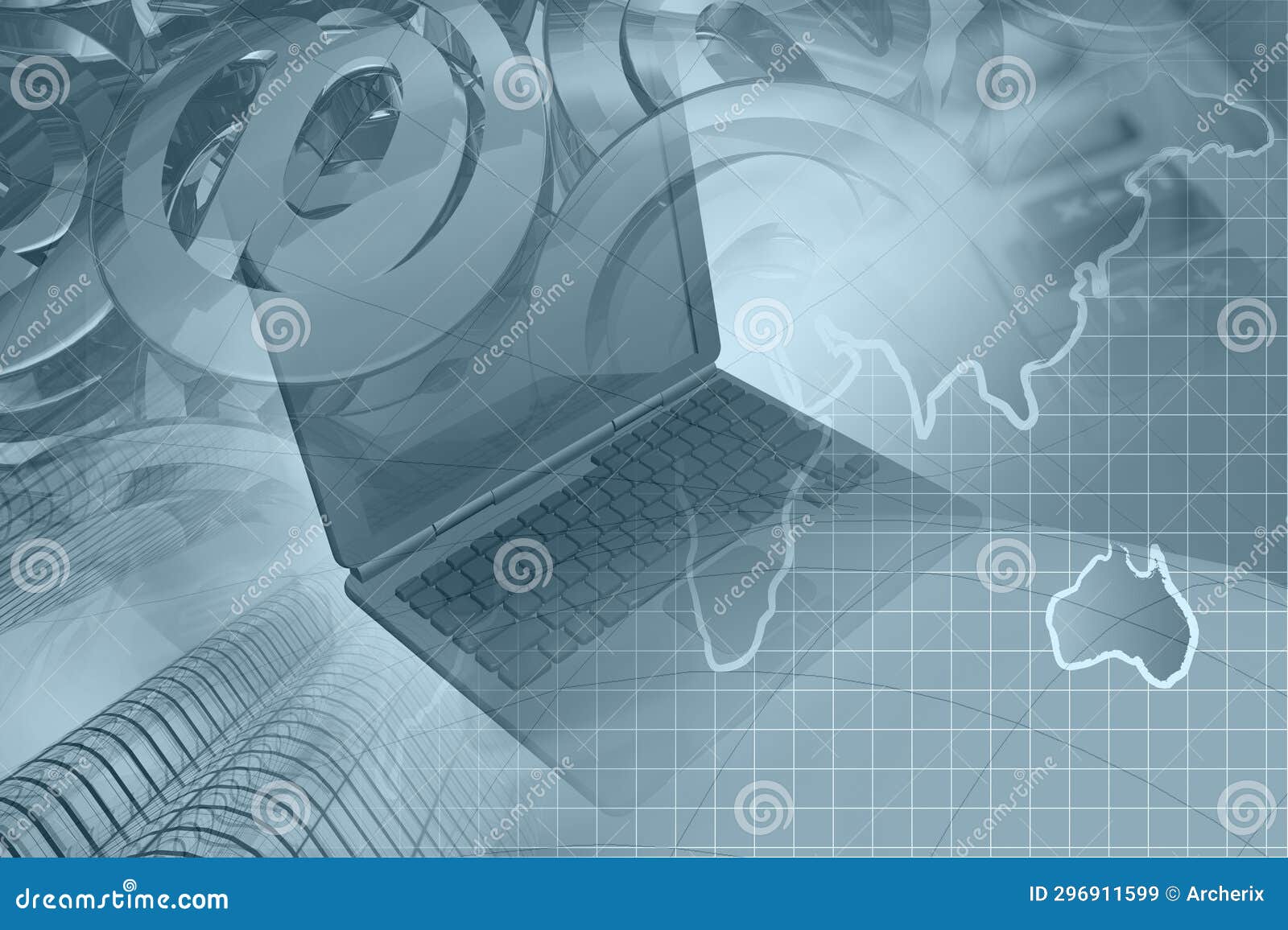 Computer background stock image. Image of communication - 296911599