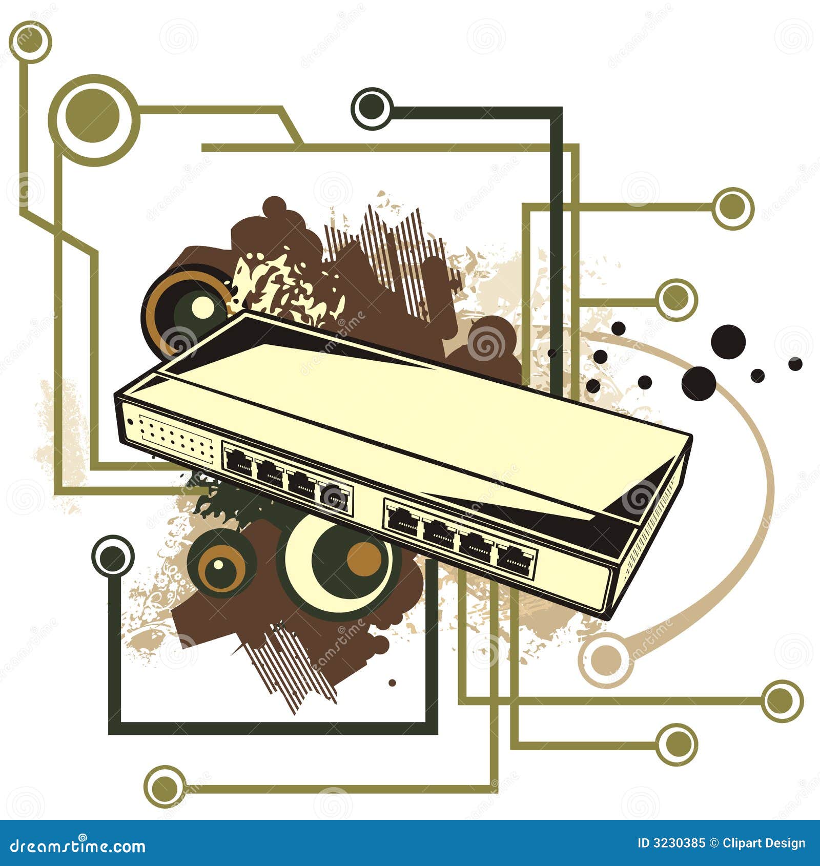 Computer Switch Clipart