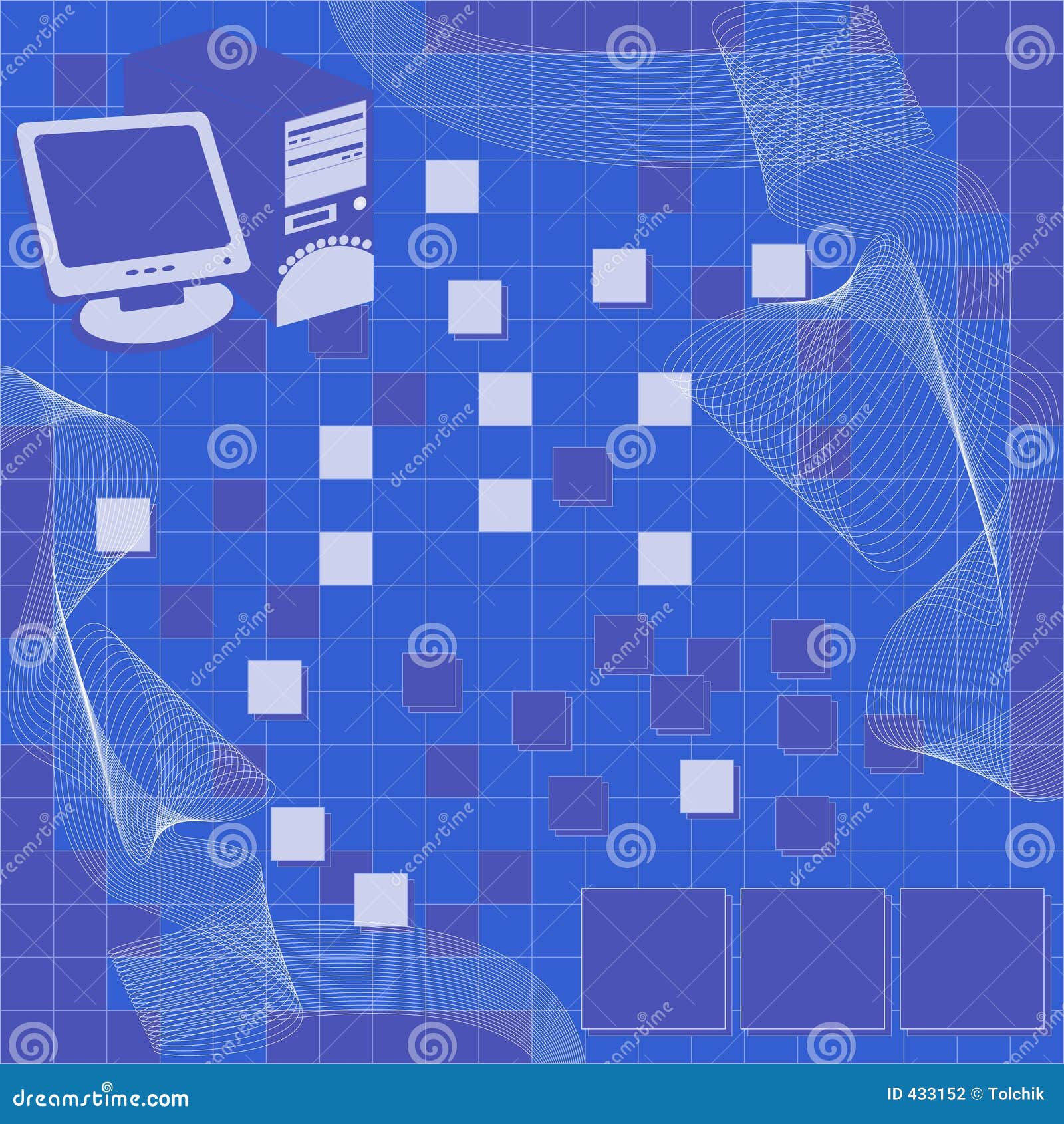 Computer Background, Vector Stock Vector - Illustration of design ...