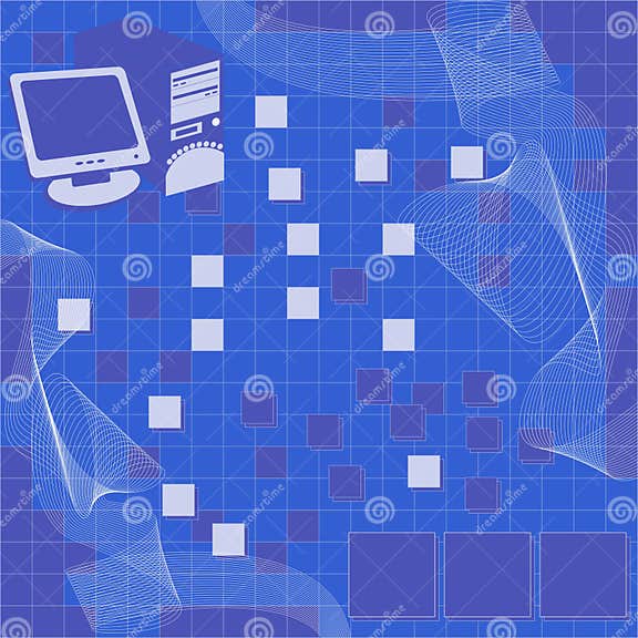 Computer Background, Vector Stock Vector - Illustration of design ...