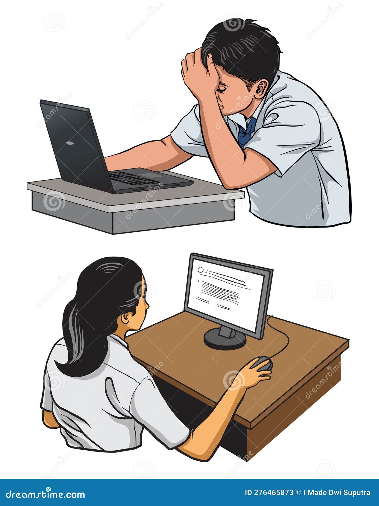 Illustration of Computer Based Test, CBT Test Stock Vector ... Illustration of Computer Based Test, CBT Test Stock Vector ...