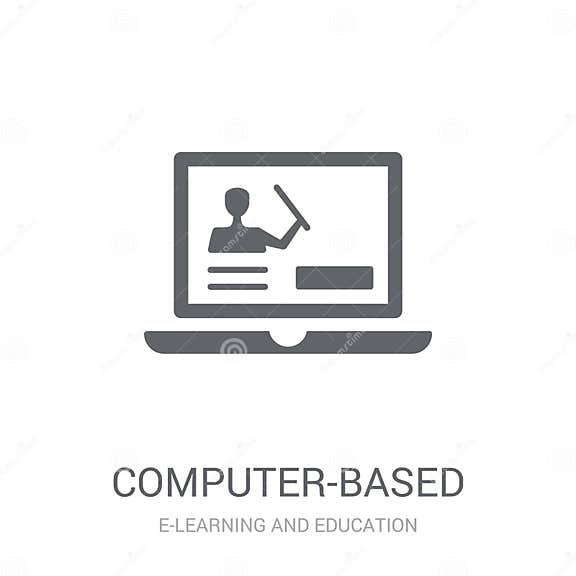 Computer-based Training Icon. Trendy Computer-based Training Log Stock ...