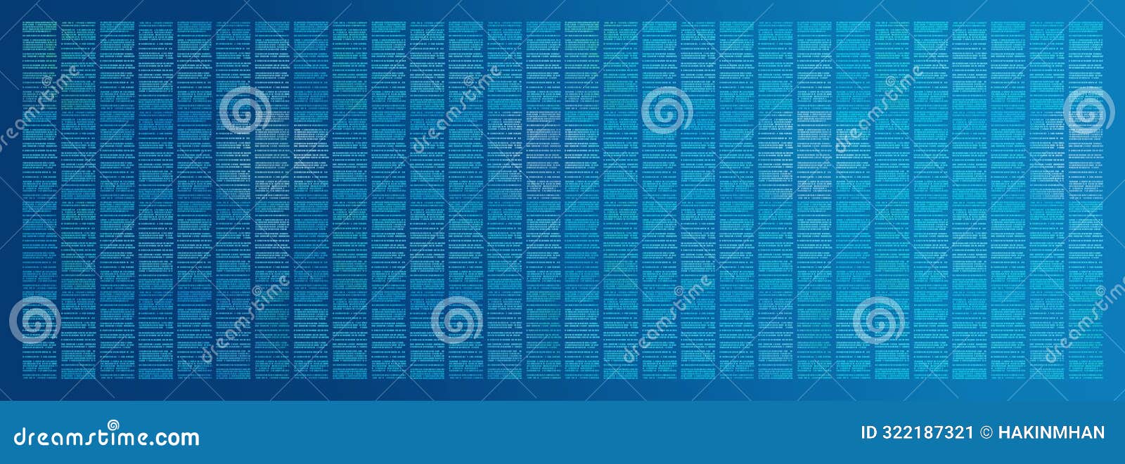 Computer Binary Code or Big Data Information for Processing Generative Ai.cyberspace Wallpaper ...