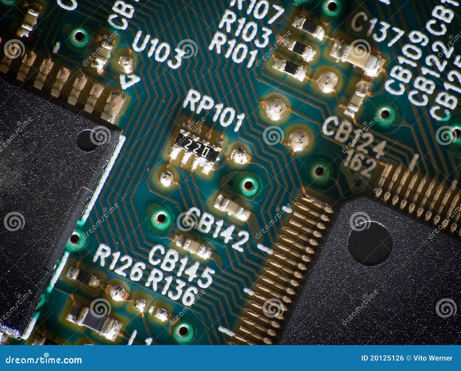 Computer binnen stock foto. Image of macro, elektro, sluit - 20125126