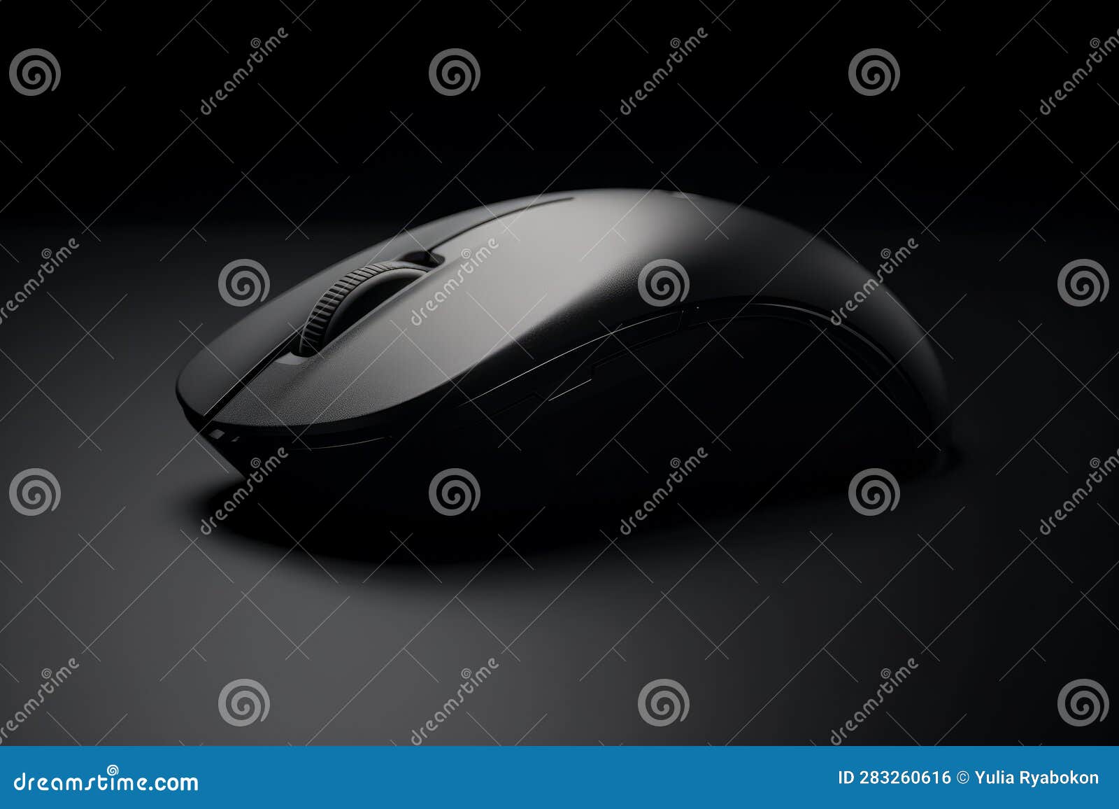 Computer Black Mouse. Generate Ai Stock Illustration - Illustration of ...