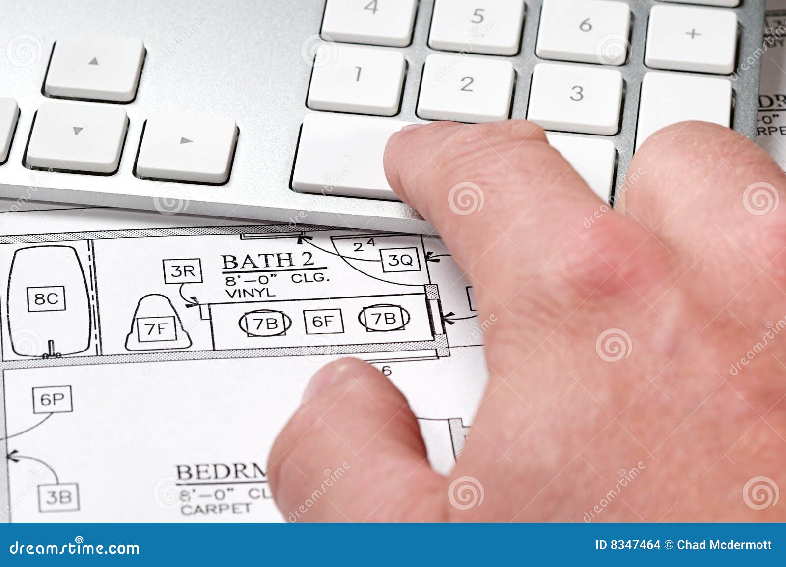 Computer Blueprint stock photo. Image of computer, keyboard - 8347464