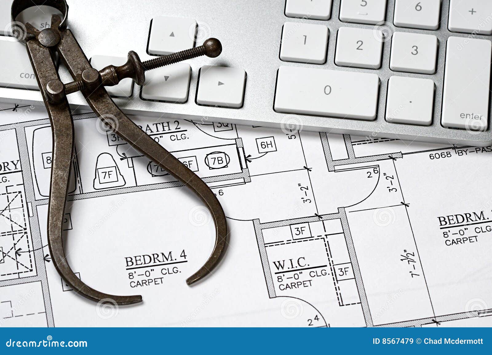 Computer Blueprint stock image. Image of room, office - 8567479