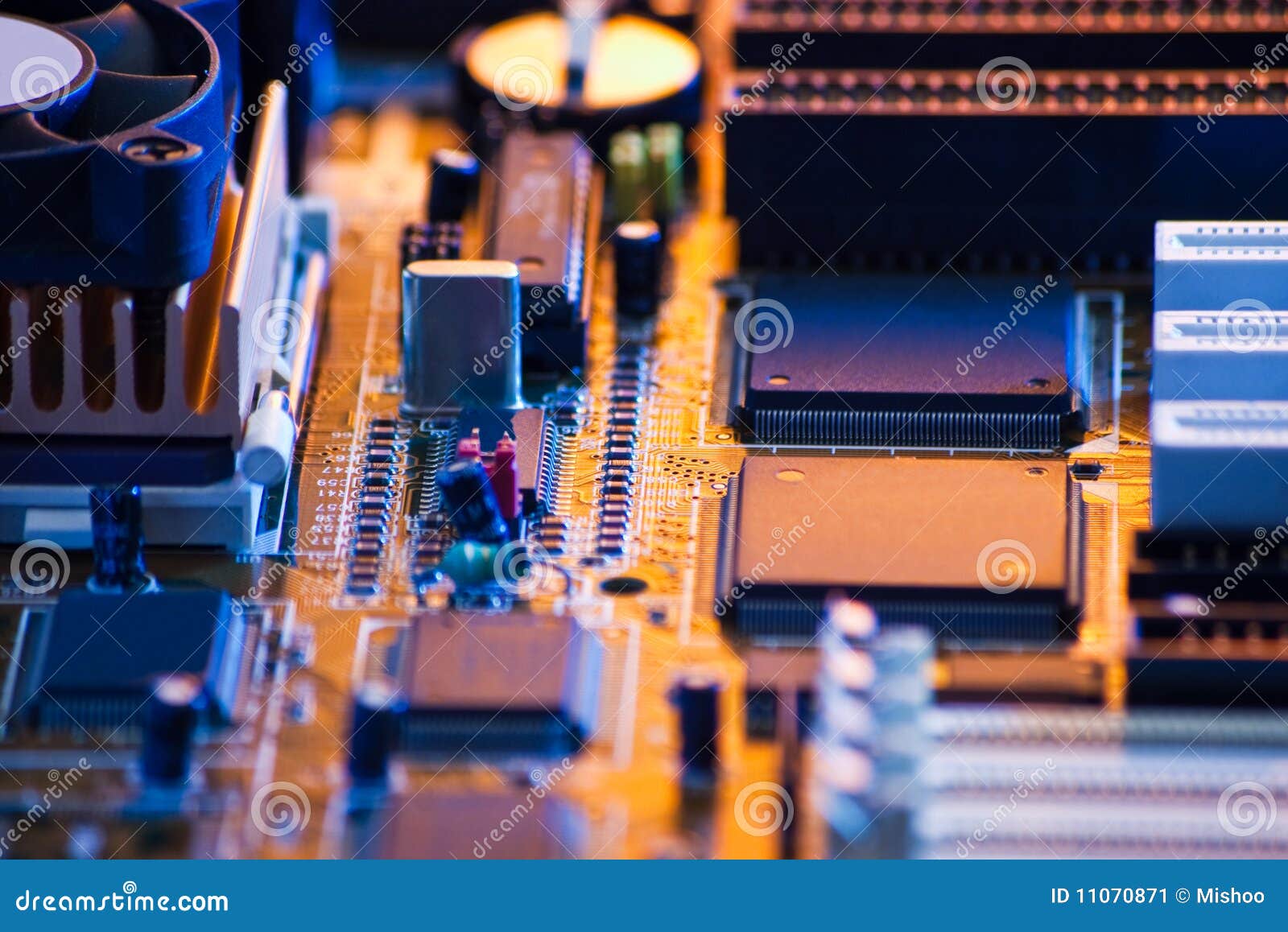 Computer board stock image. Image of networking, light - 11070871