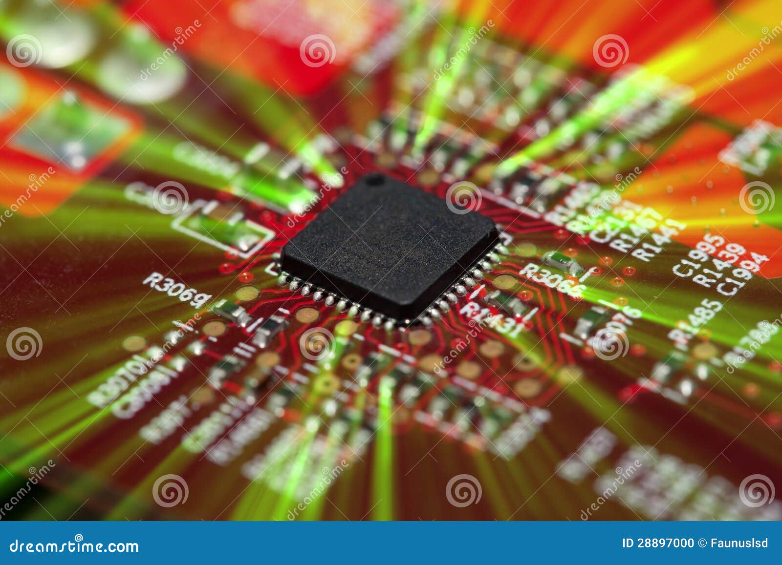 Computer board stock photo. Image of card, green, components - 28897000